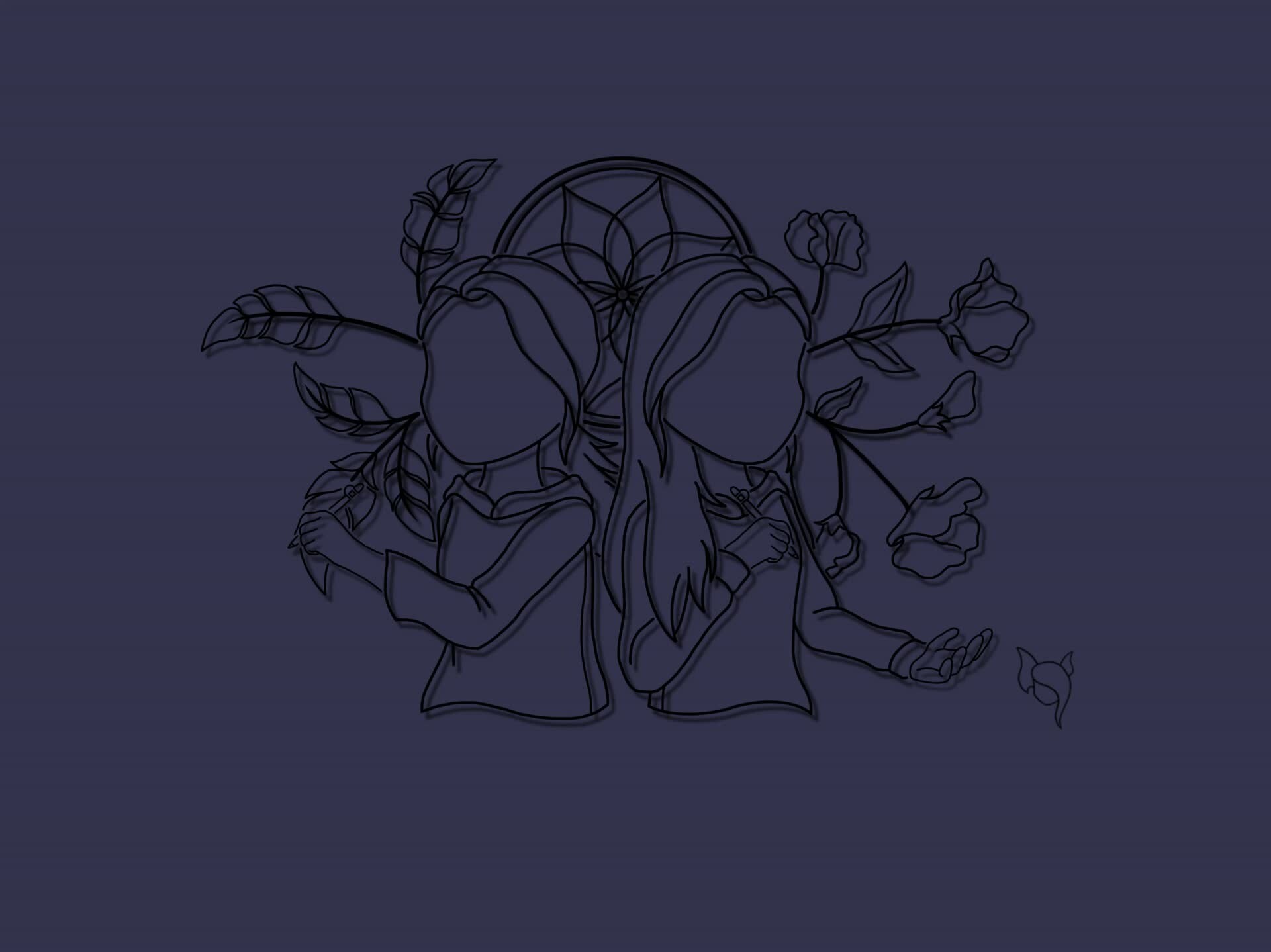 Purple_Absol - Neon Logo Animation