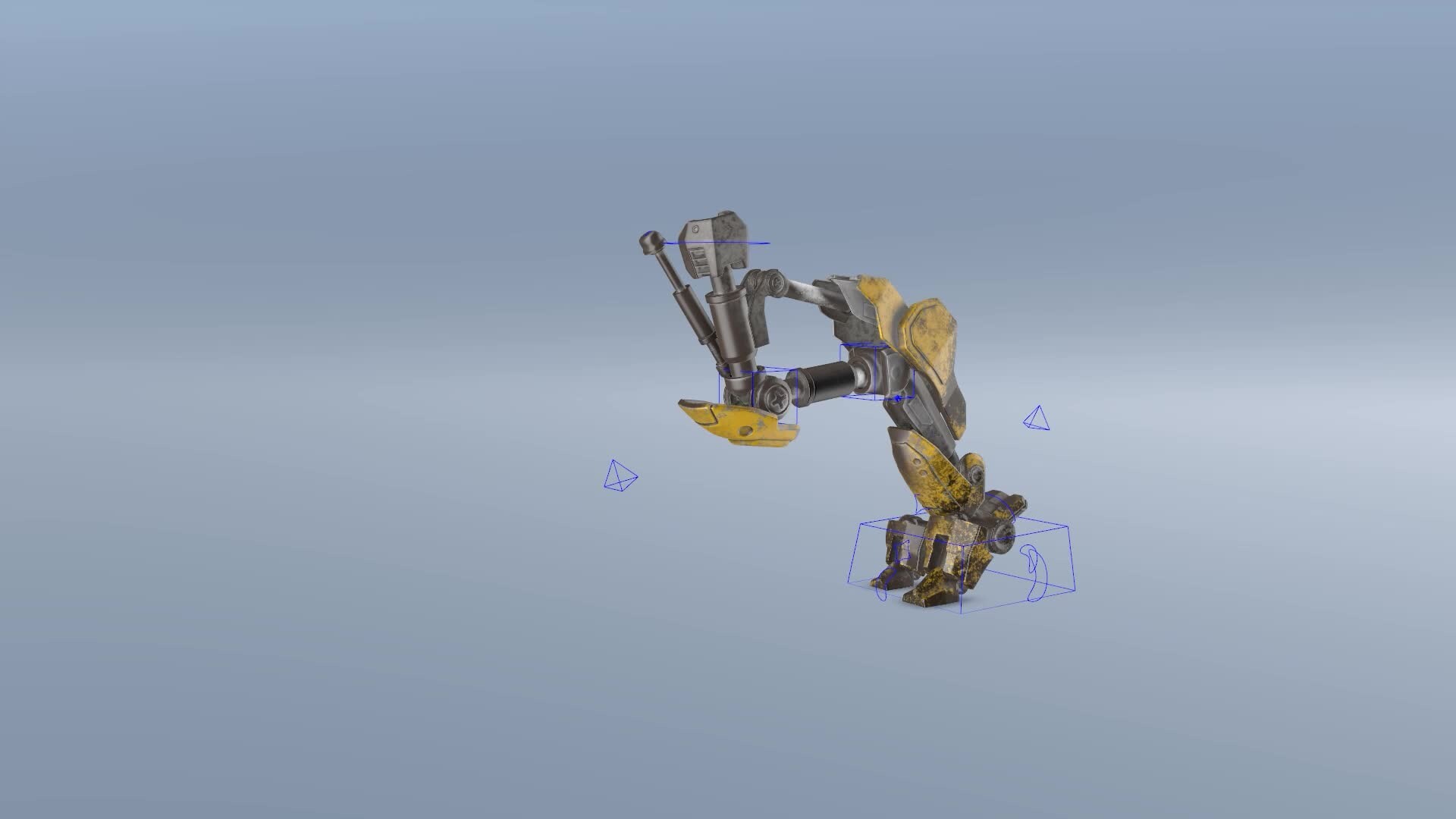 ArtStation - Mechanical Leg Rig