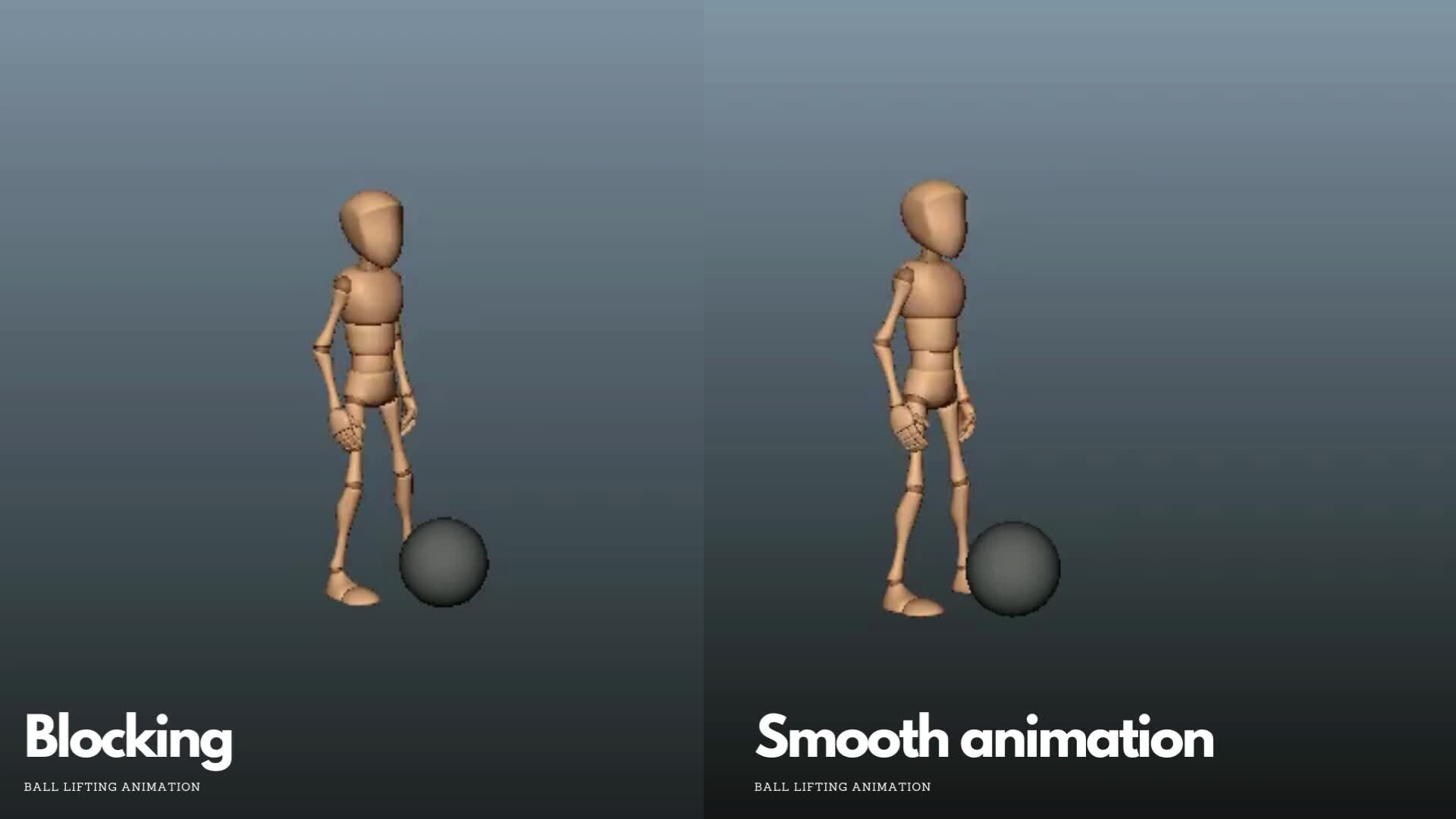 ArtStation - Ball lifting Animation in Maya