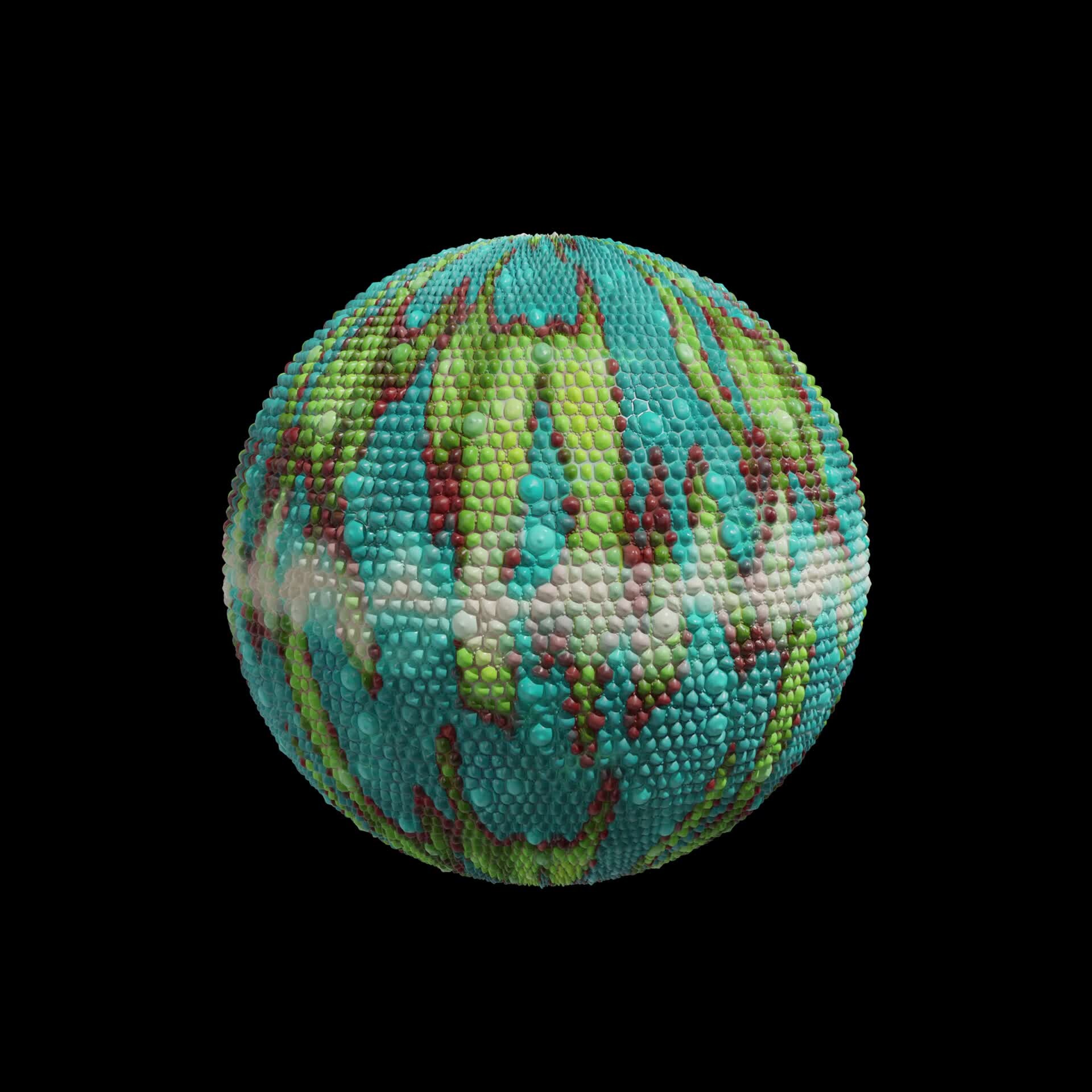 ArtStation - Chameleon scales WIP (procedural material)