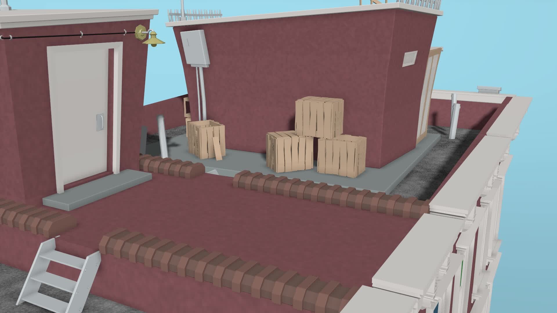 ArtStation - "Rooftop Confrontation" Character Animation