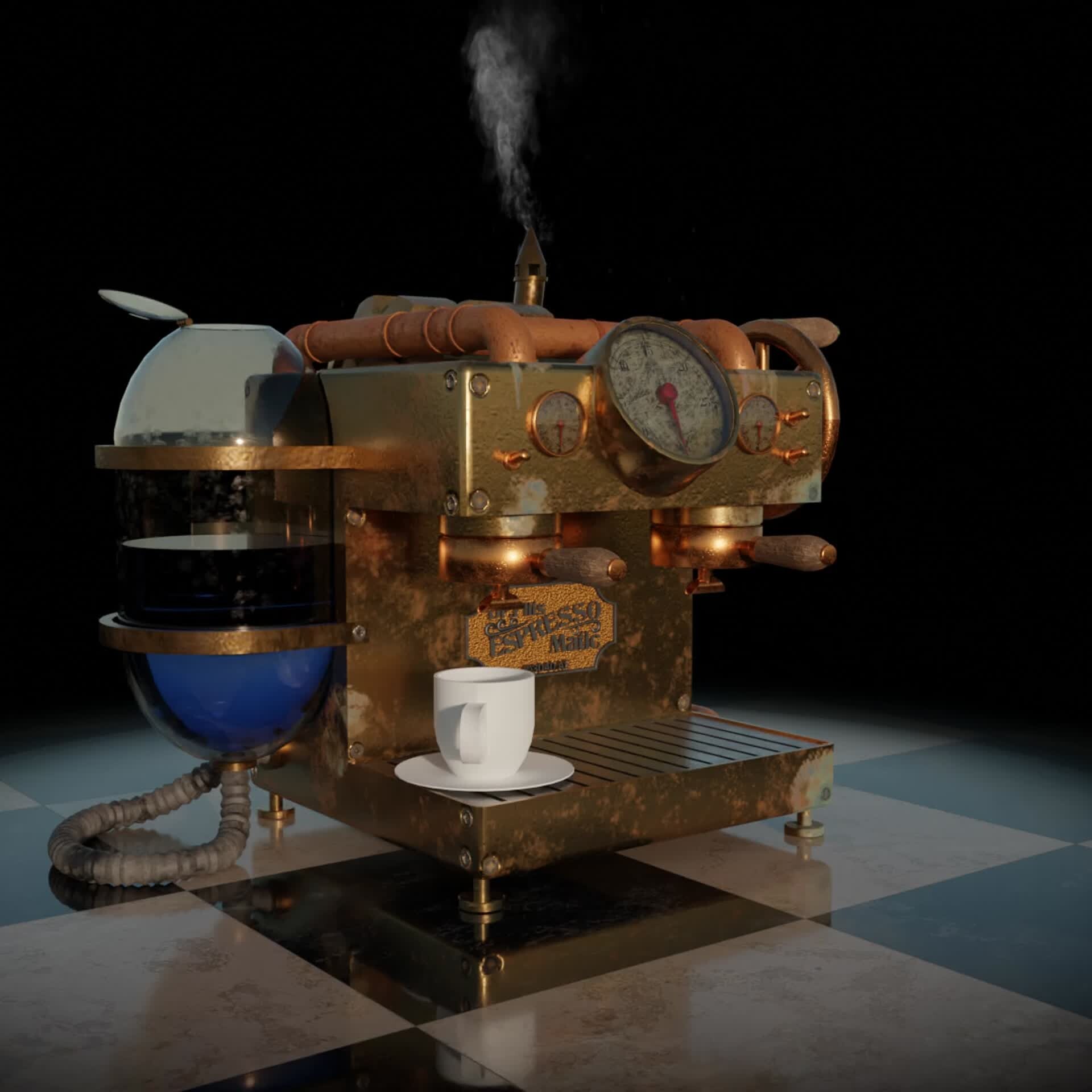 ArtStation - Dr.Flits ESPRESSO MATIC!