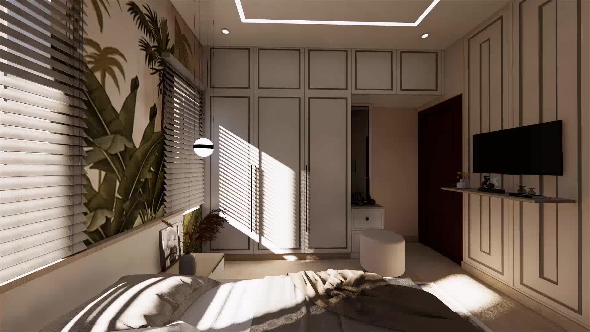 ArtStation - Bedroom interior walkthrough