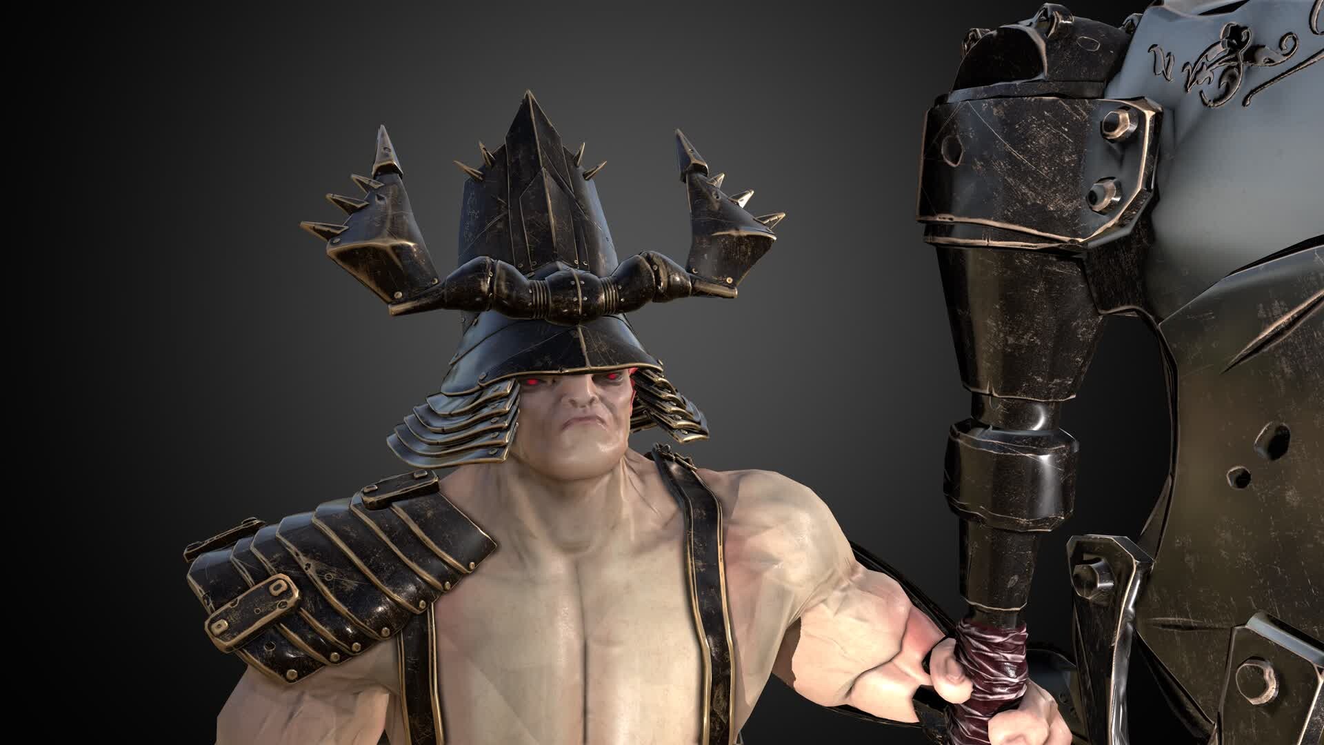 ArtStation - Samurai, Сartoon Сharacter, Character Game