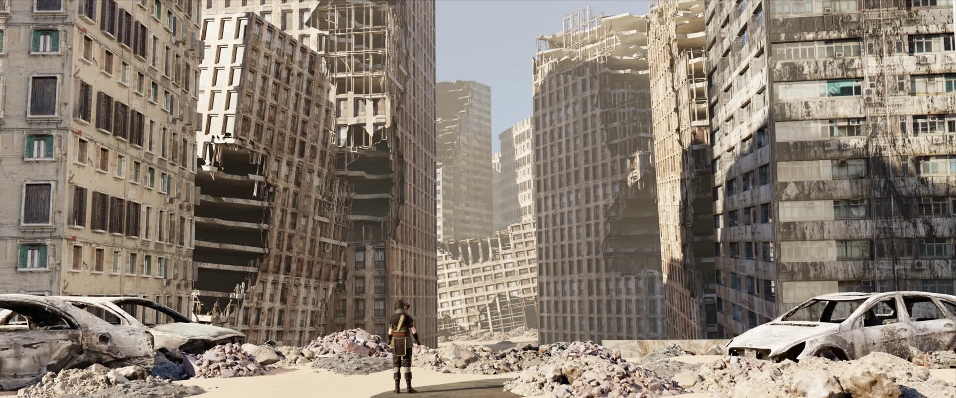 ArtStation - Post Apocalyptic City