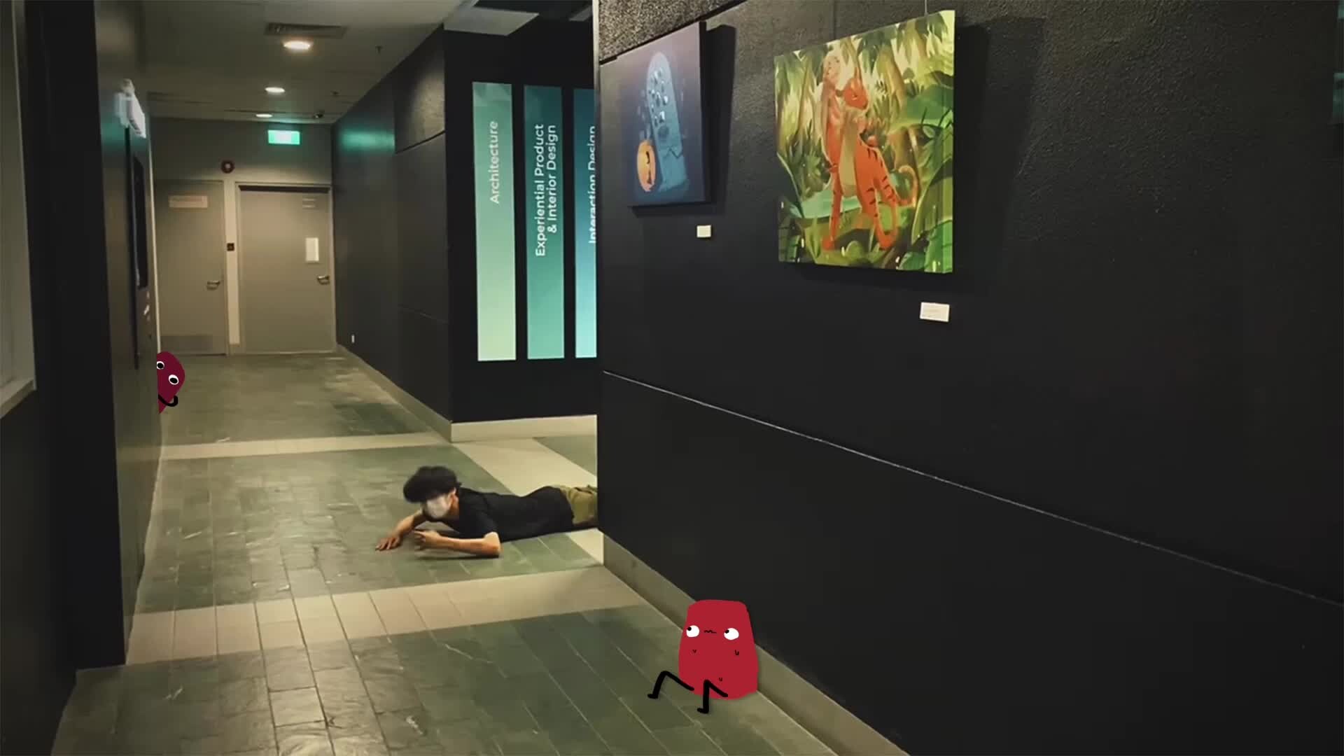 ArtStation - Animation over irl footage