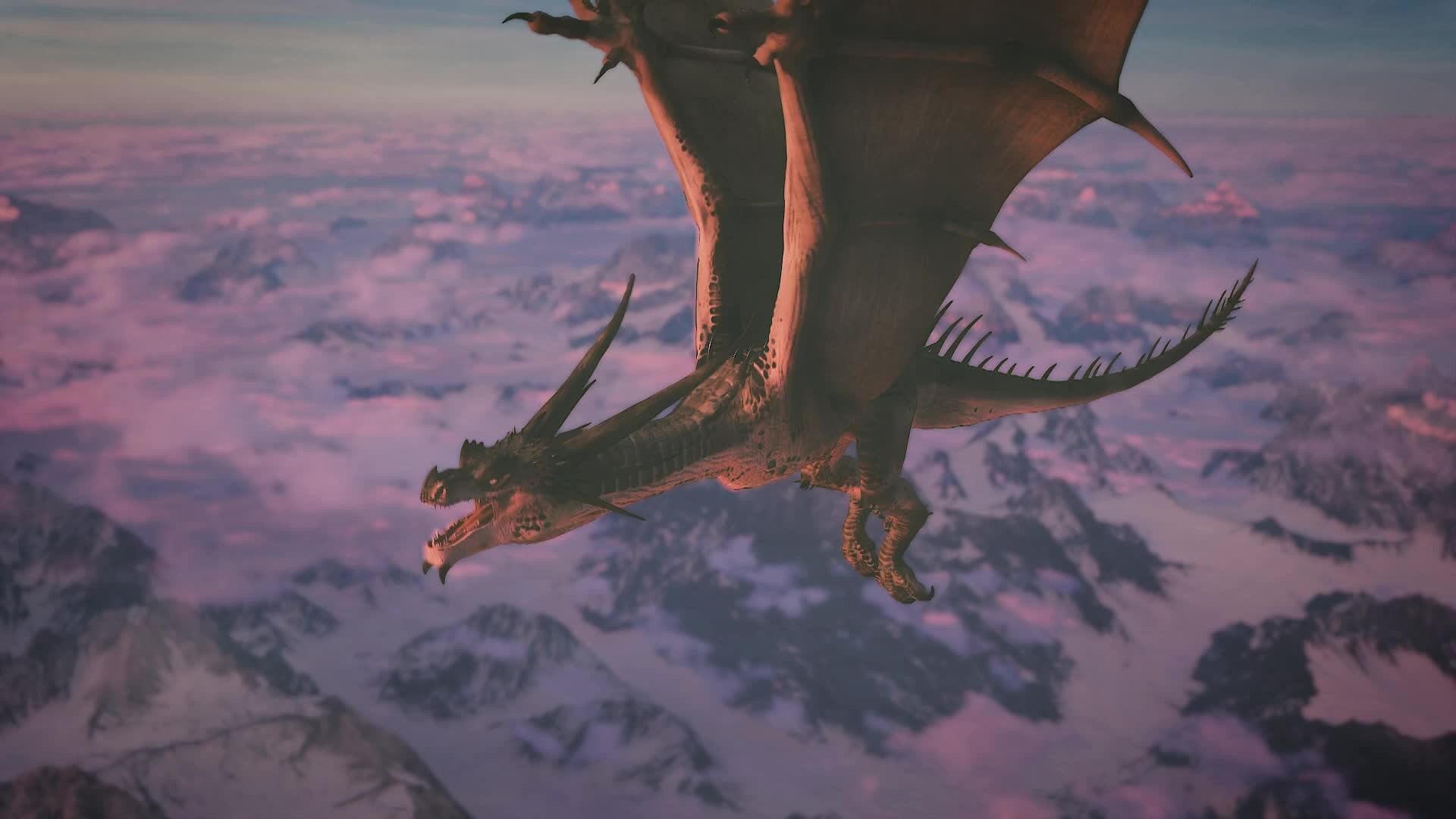 ArtStation - Flying Dragon