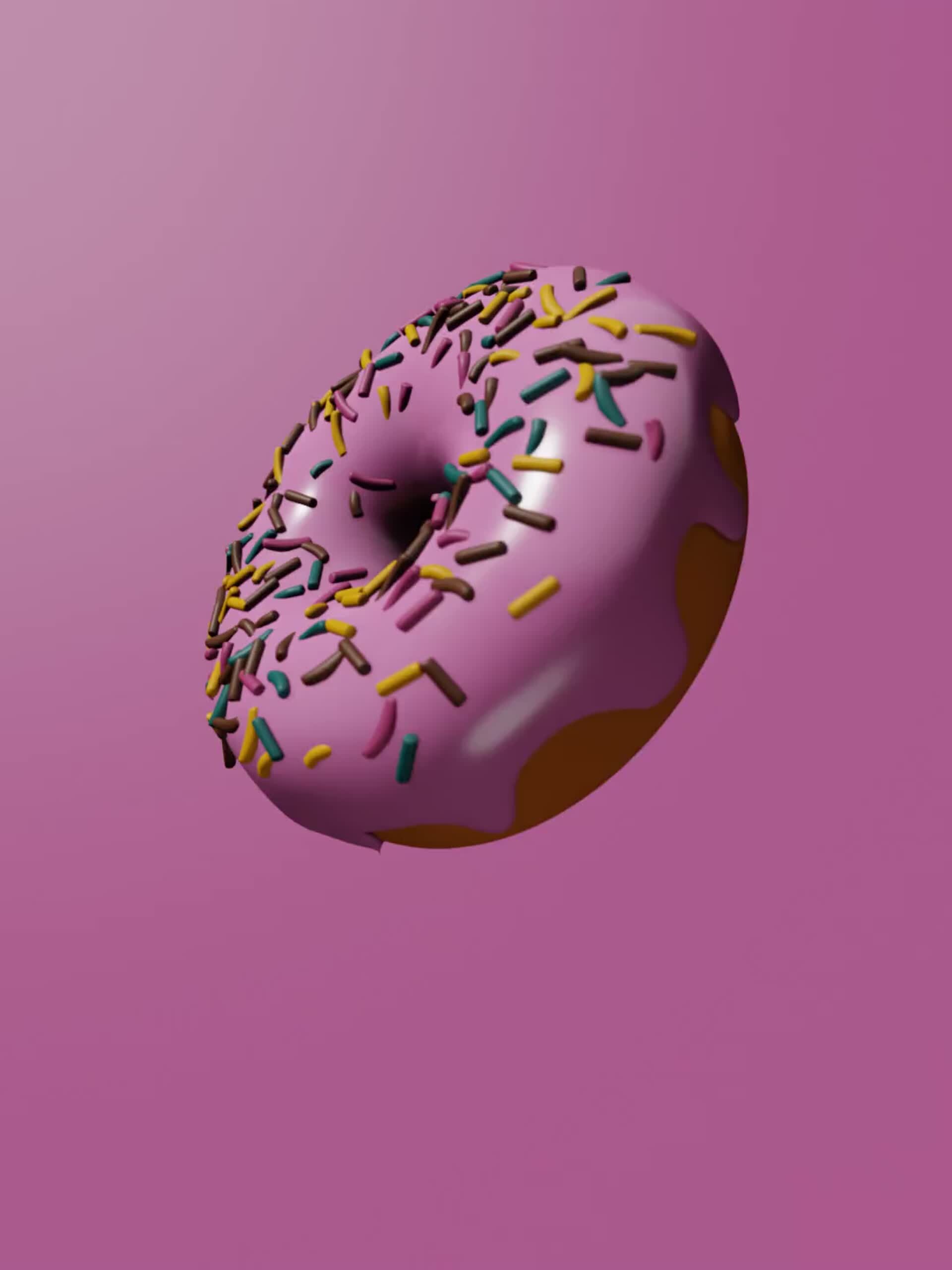 ArtStation - 3D donut