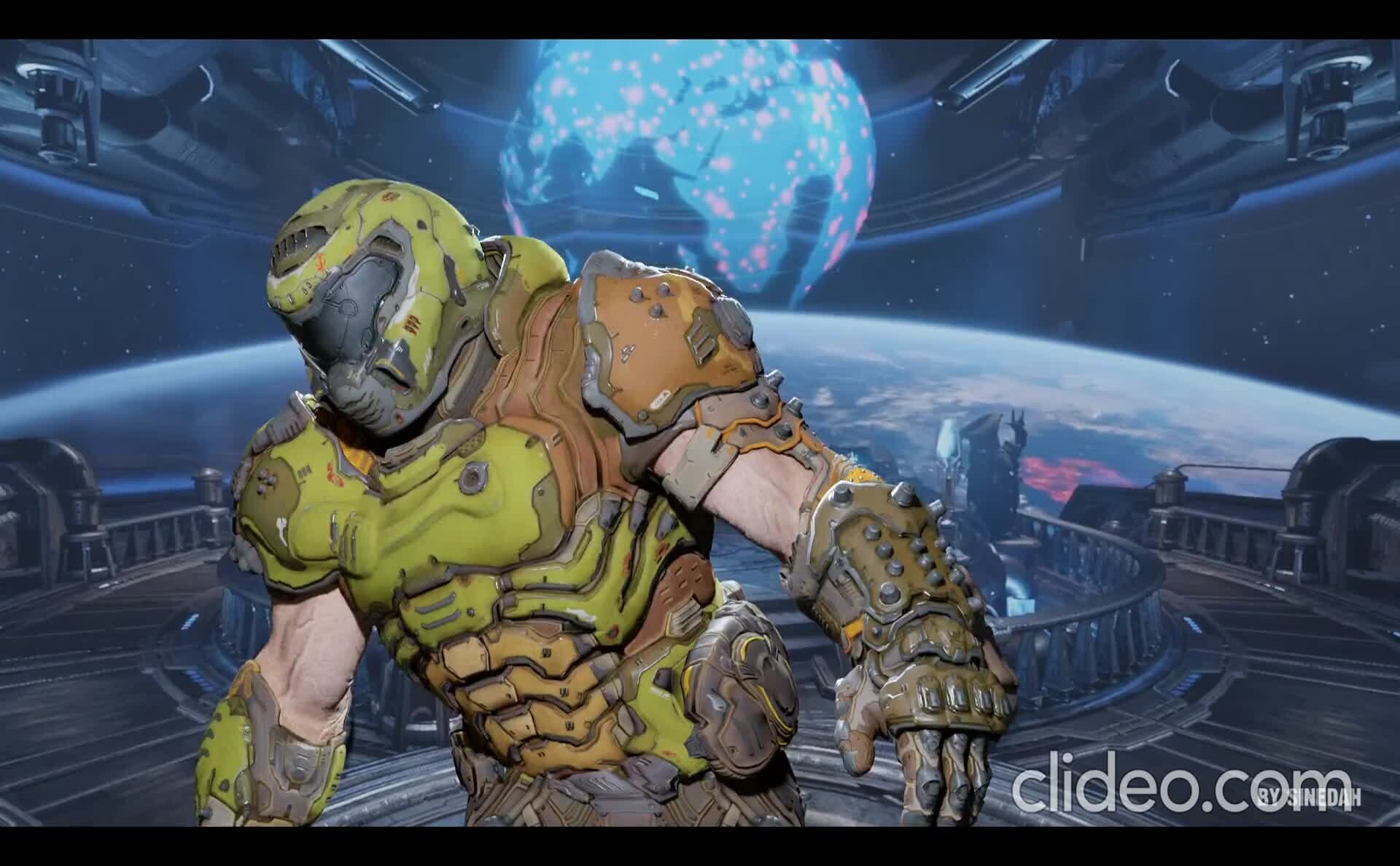 ArtStation - ROOm and death- DOOM SLAYER