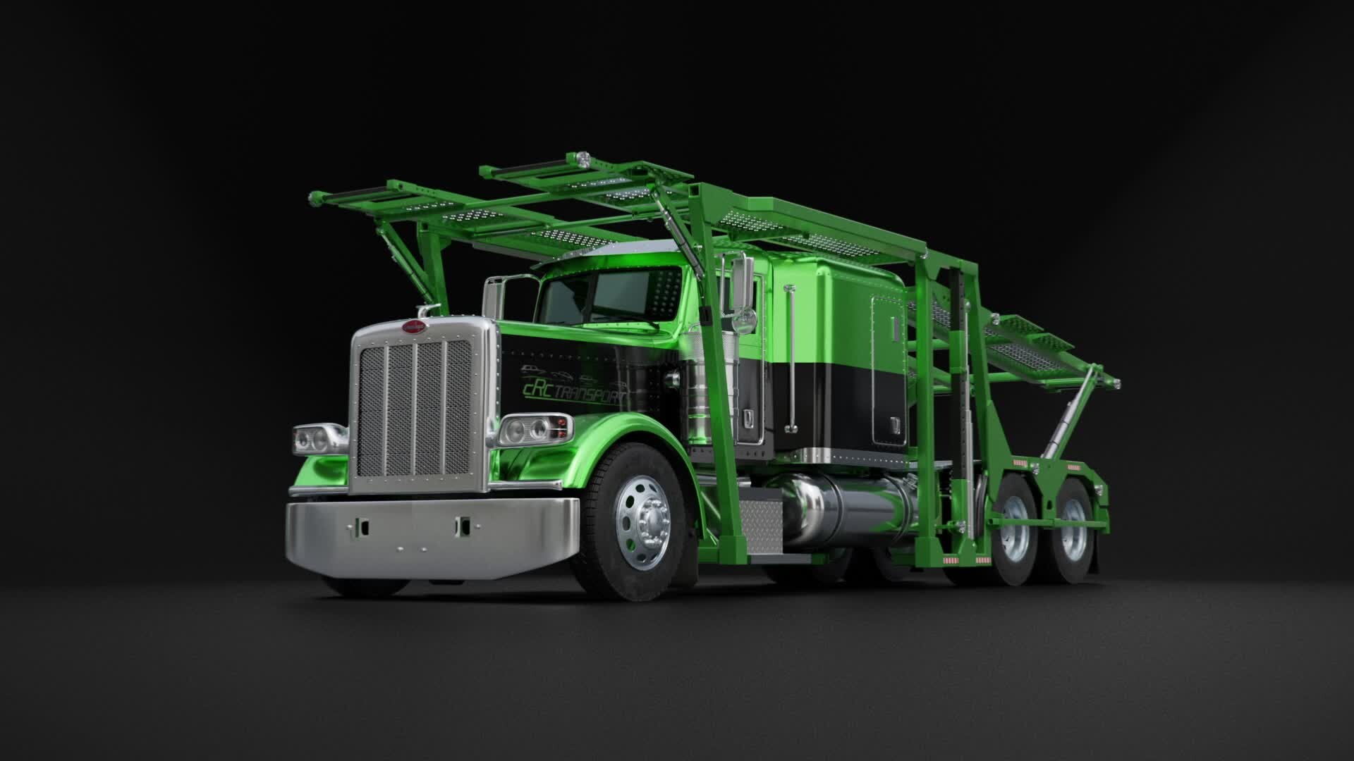 ArtStation - Peterbilt 389 Cottrell Head Rack