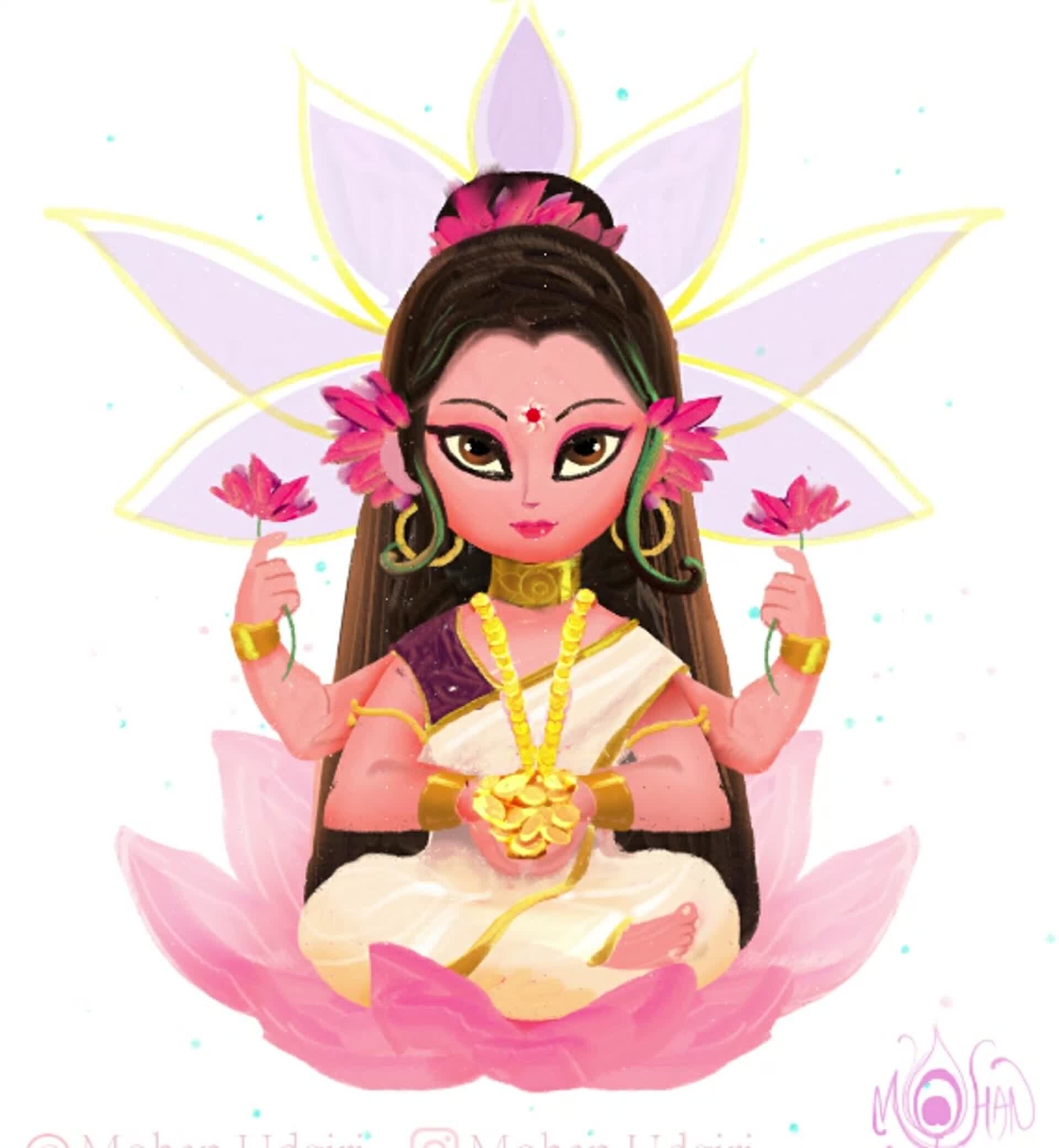 ArtStation - Goddess Laxmi