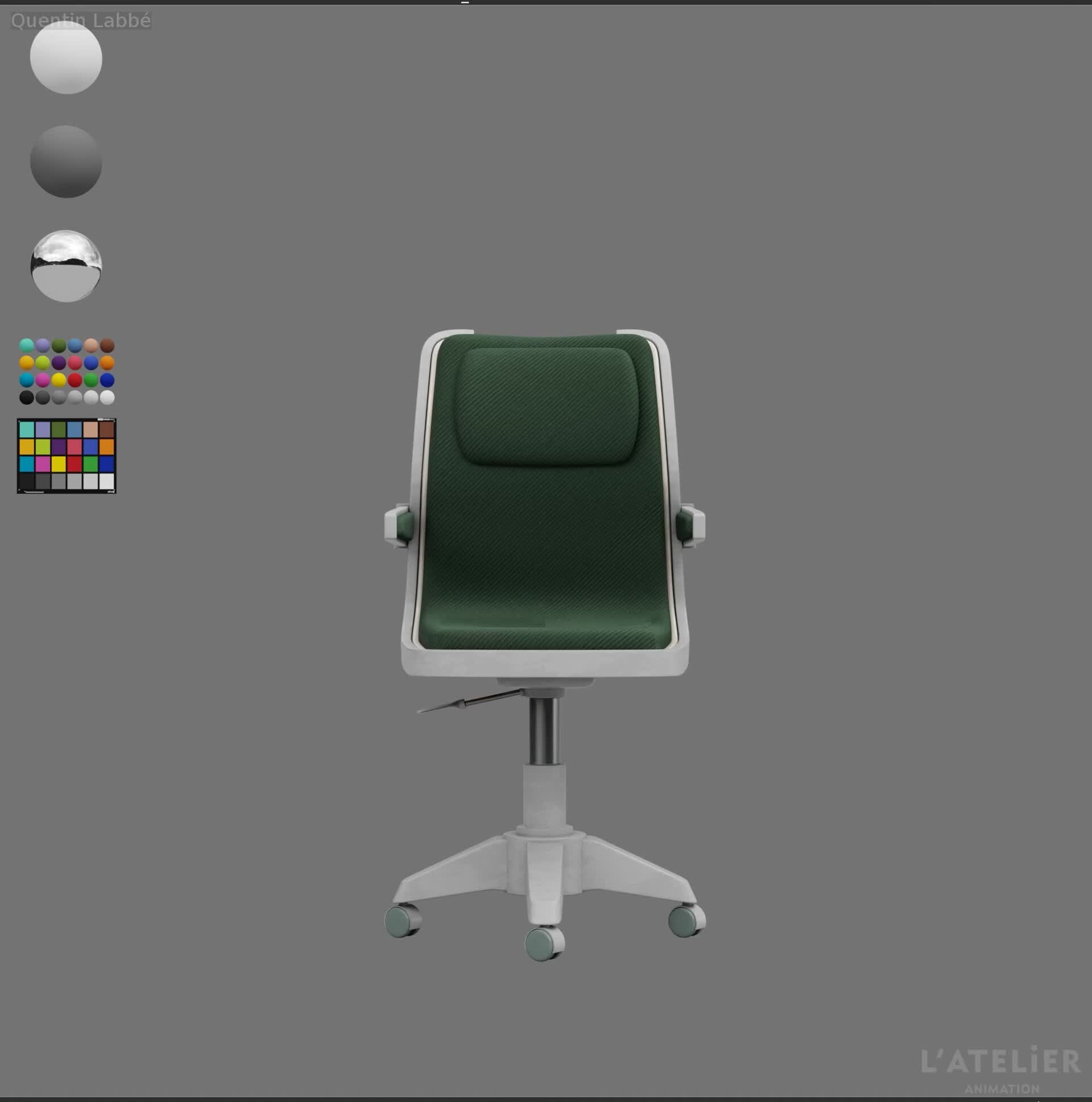 ArtStation - Classroom Chair from Kitti Katz