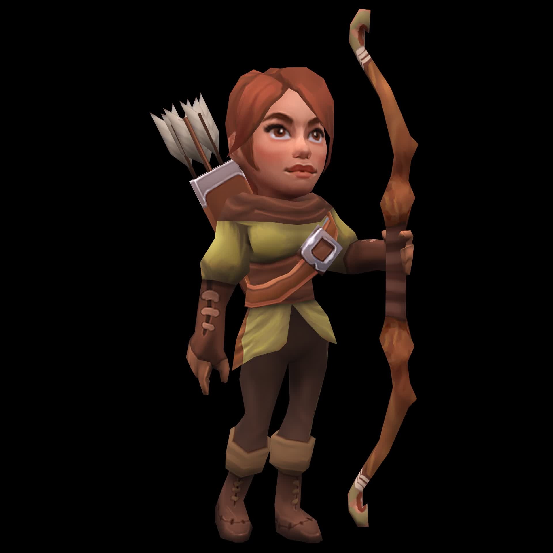 ArtStation - Low poly game character