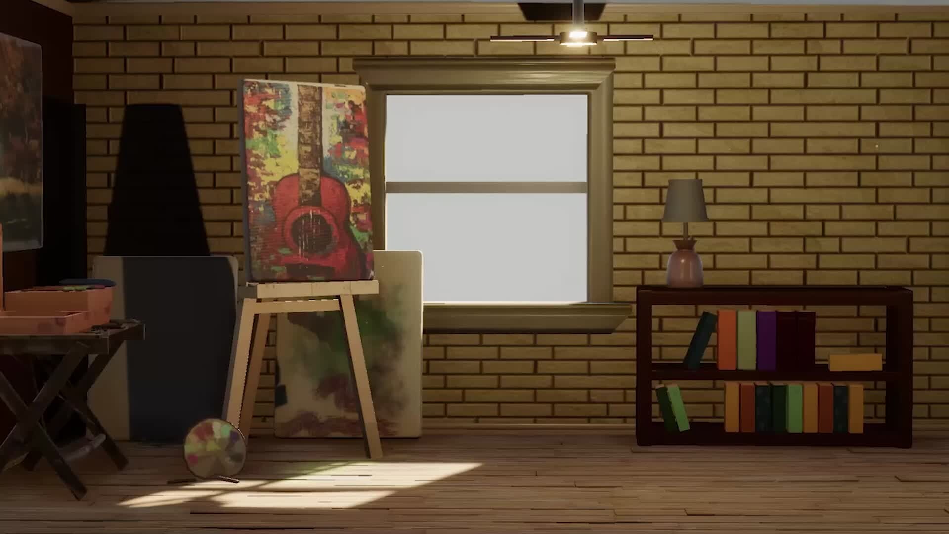 ArtStation - Cozy Painter's Studio - Environment