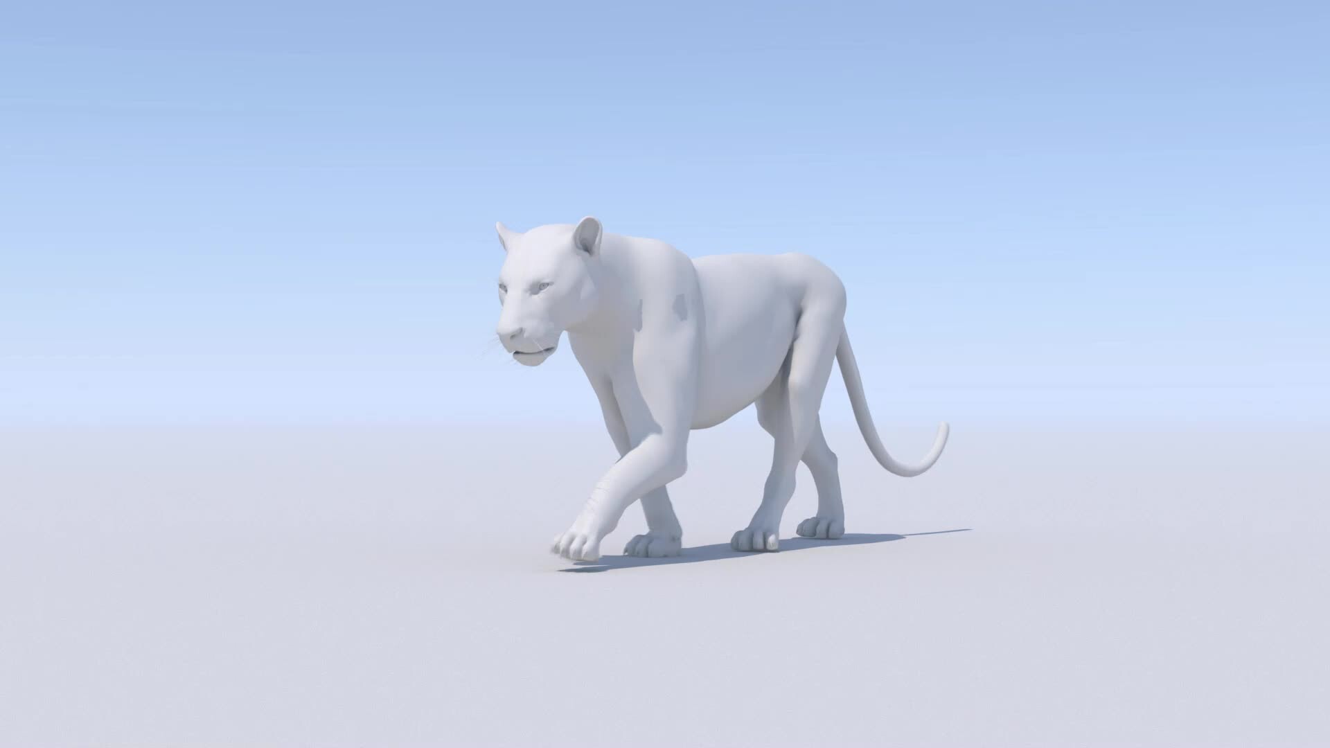 ArtStation - Lioness Walk Cycle Animation