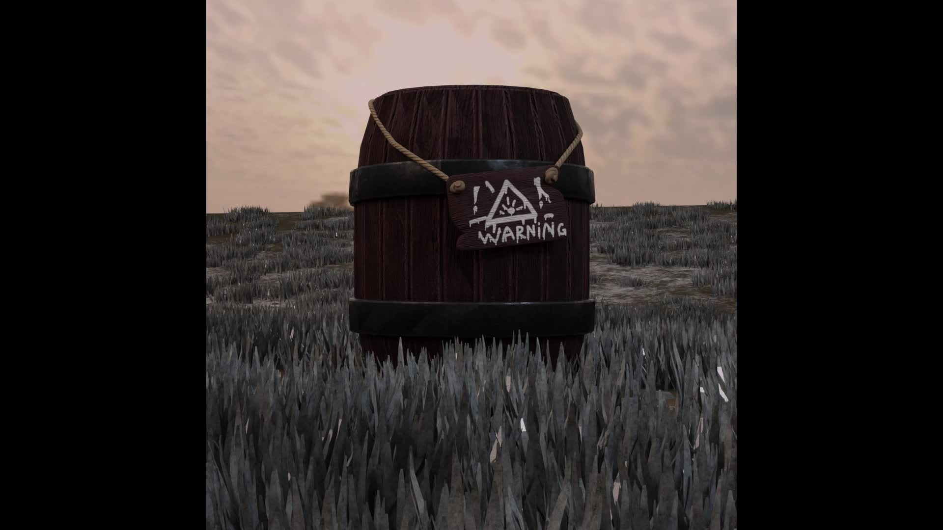 ArtStation - Exploding barrel fire simulation