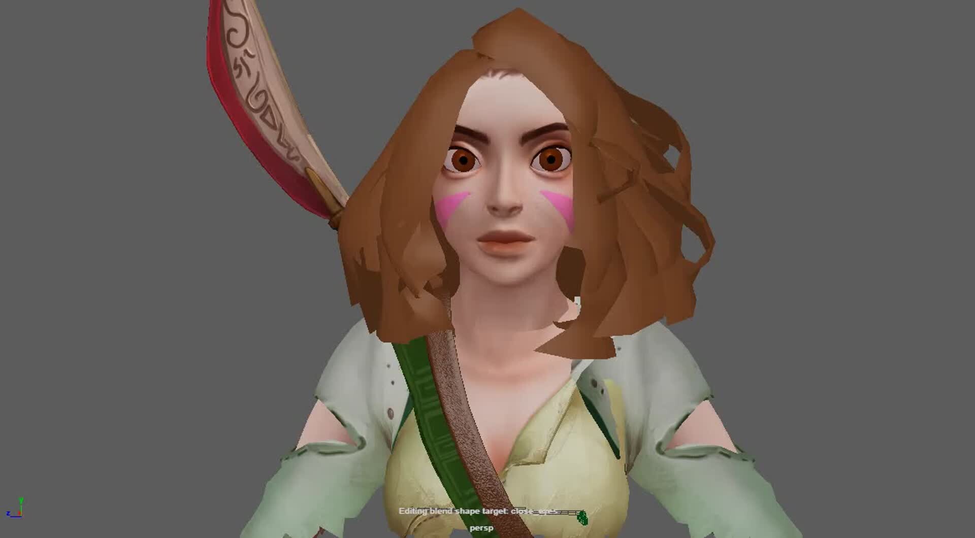 ArtStation - Facial Movement and Upper Body Animation