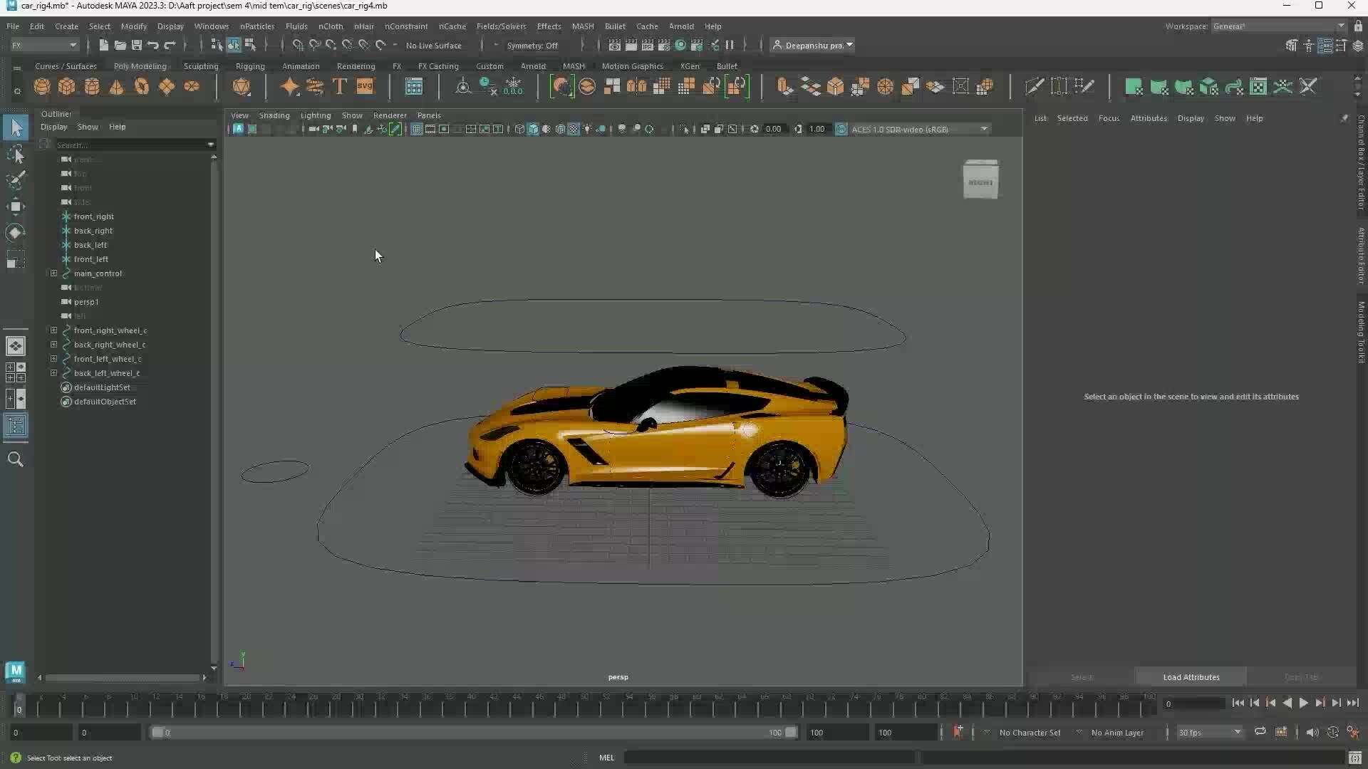 ArtStation - Car Rig
