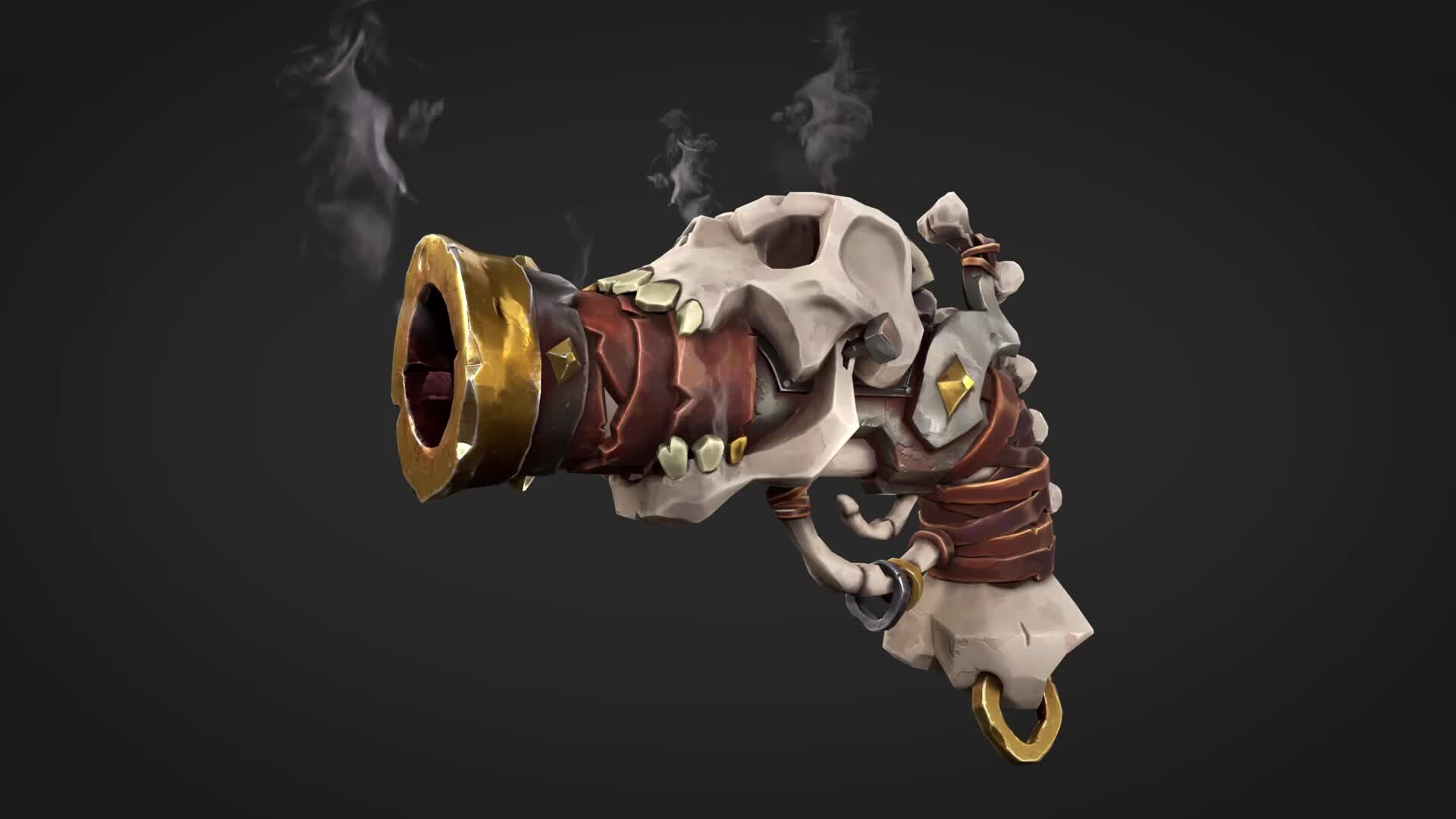 ArtStation - Pistol of the Cursed Cranium