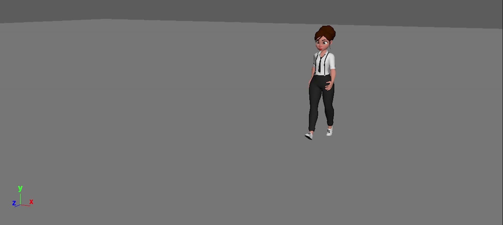 ArtStation - Waitress Walk Animation Test