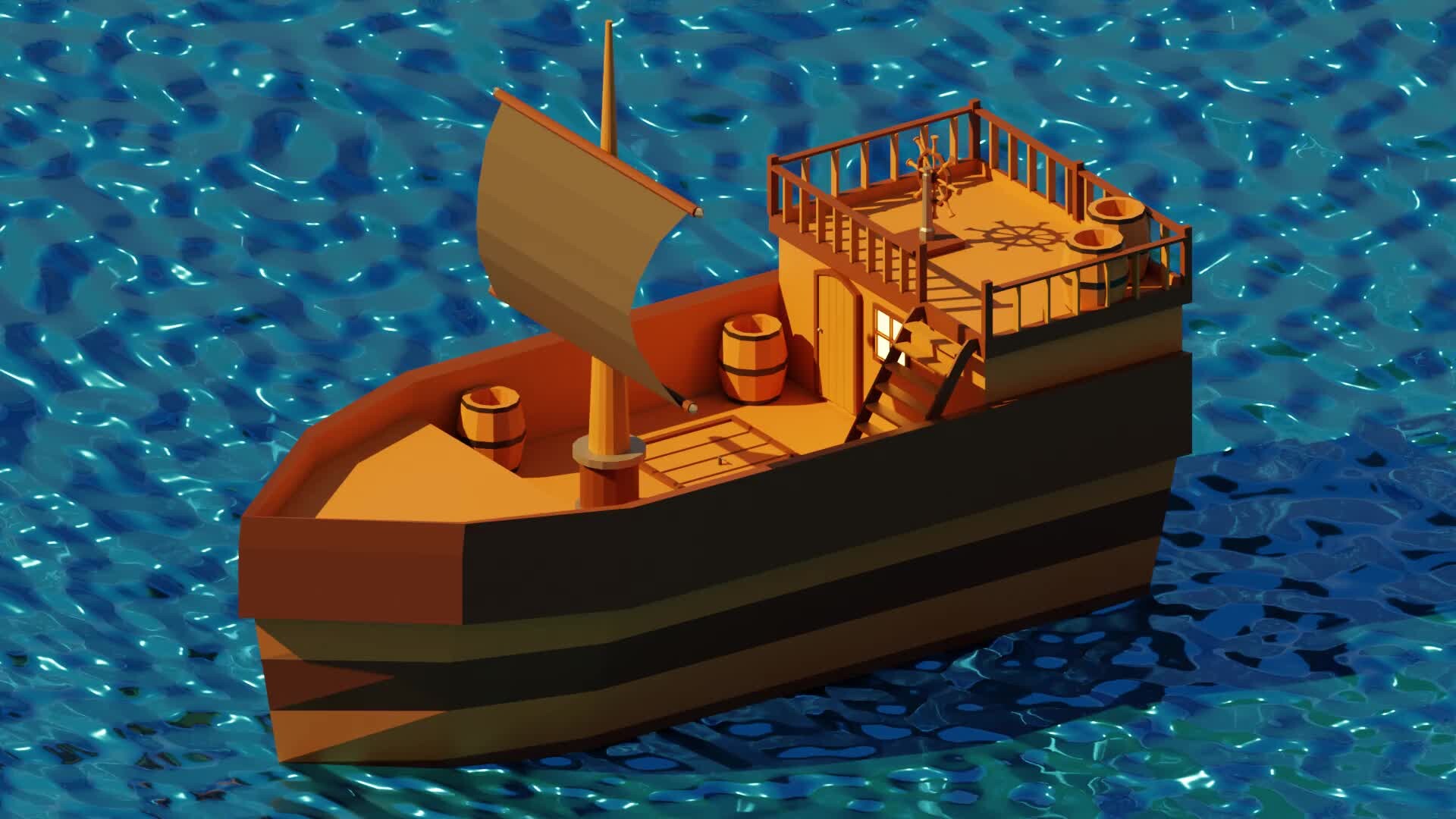 ArtStation - Ship and Ocean Animation