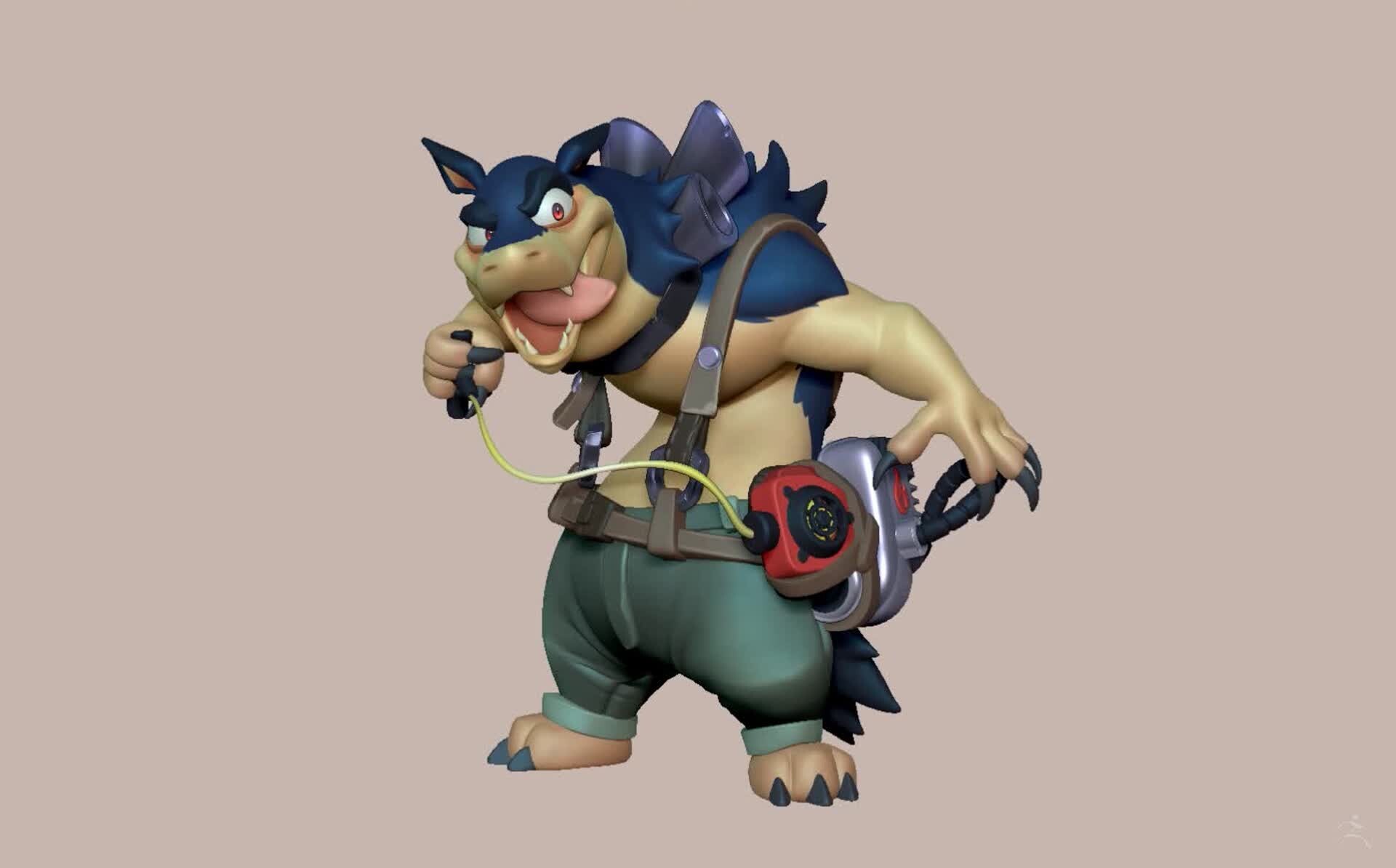 Ryan Chapman - Crash 4 Typhlosion (WIP)