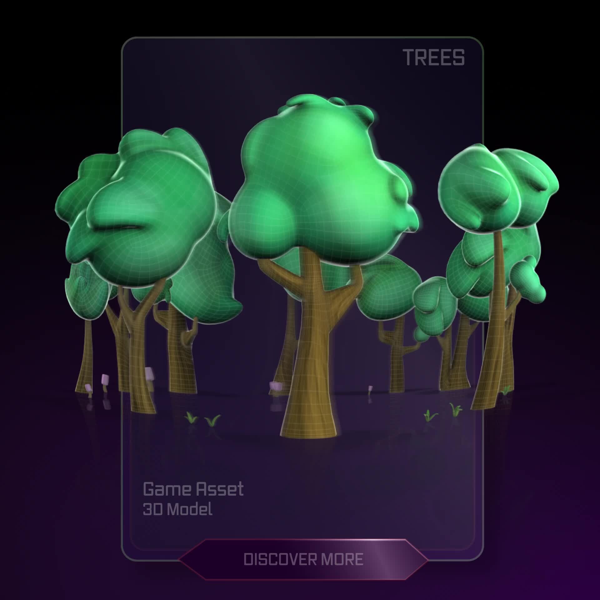 ArtStation - Trees - Game Assets