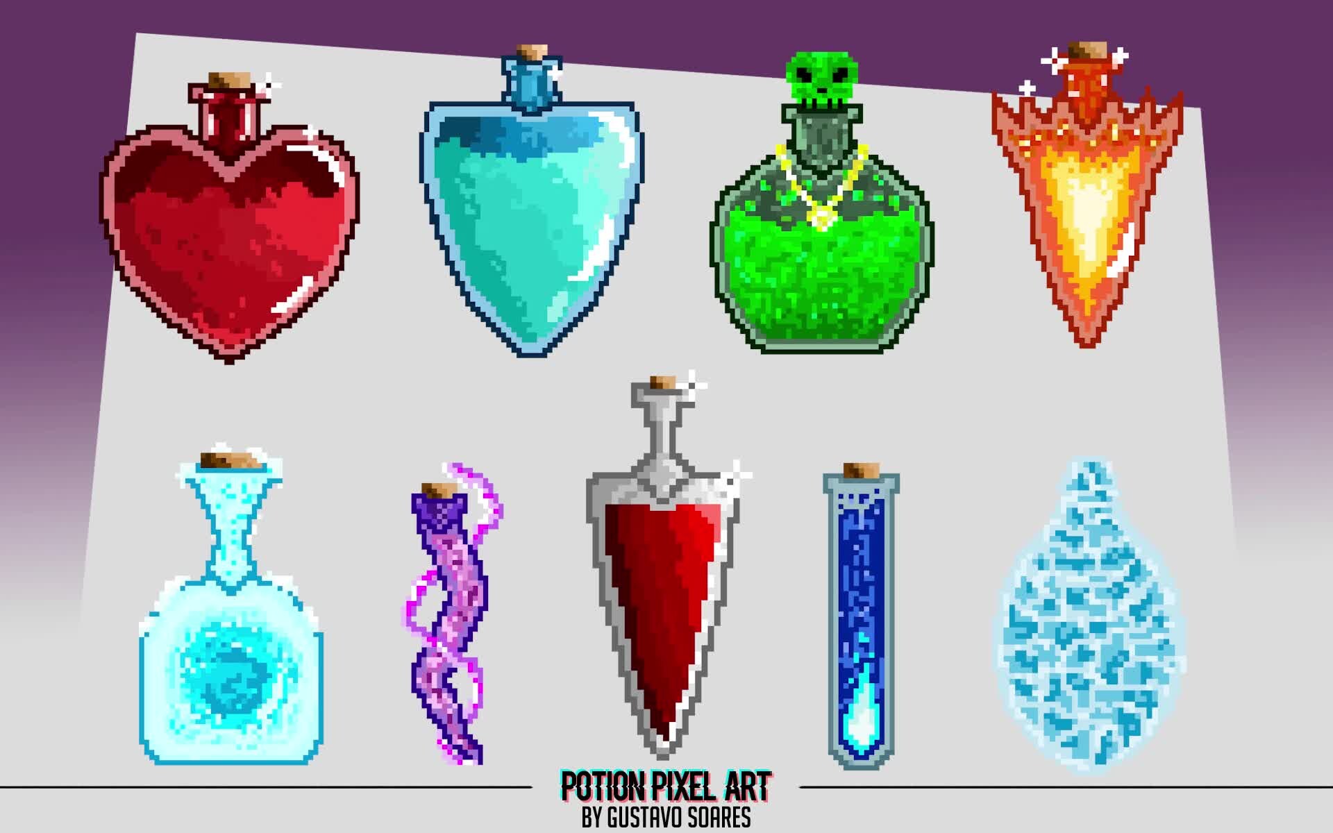 ArtStation - Potion - Pixel Art
