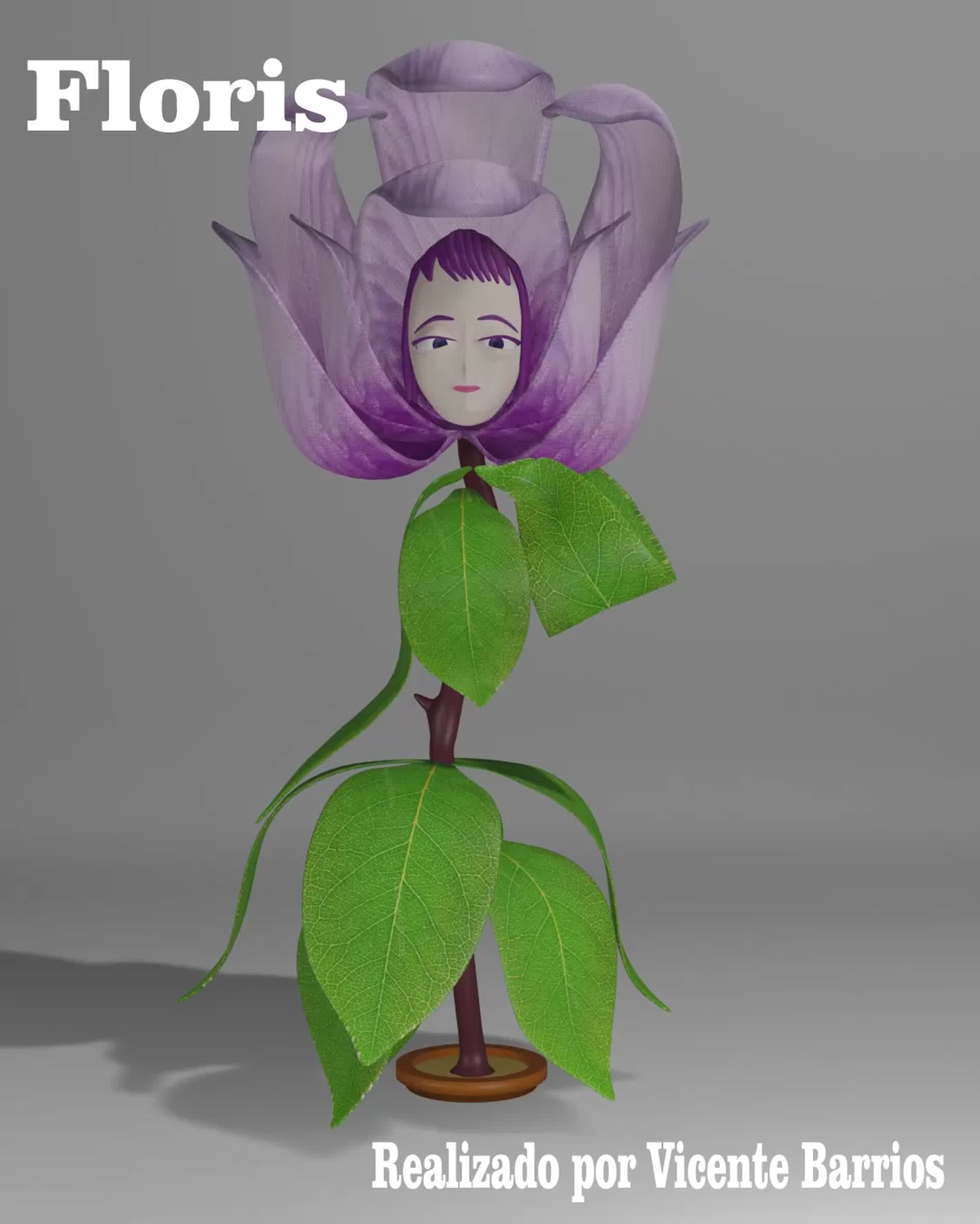 ArtStation - La señorita Flor