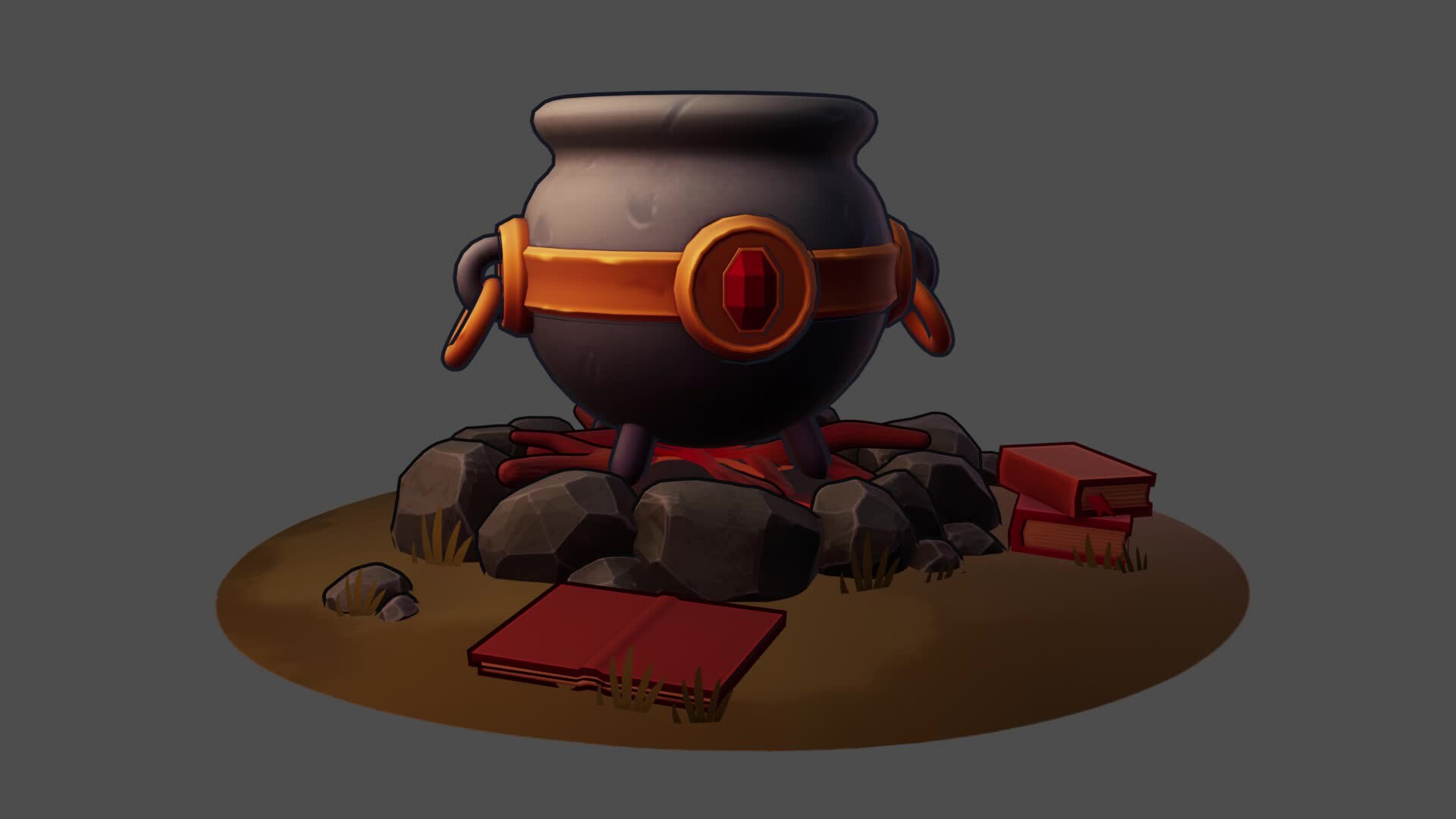 ArtStation - Stylized Cauldron