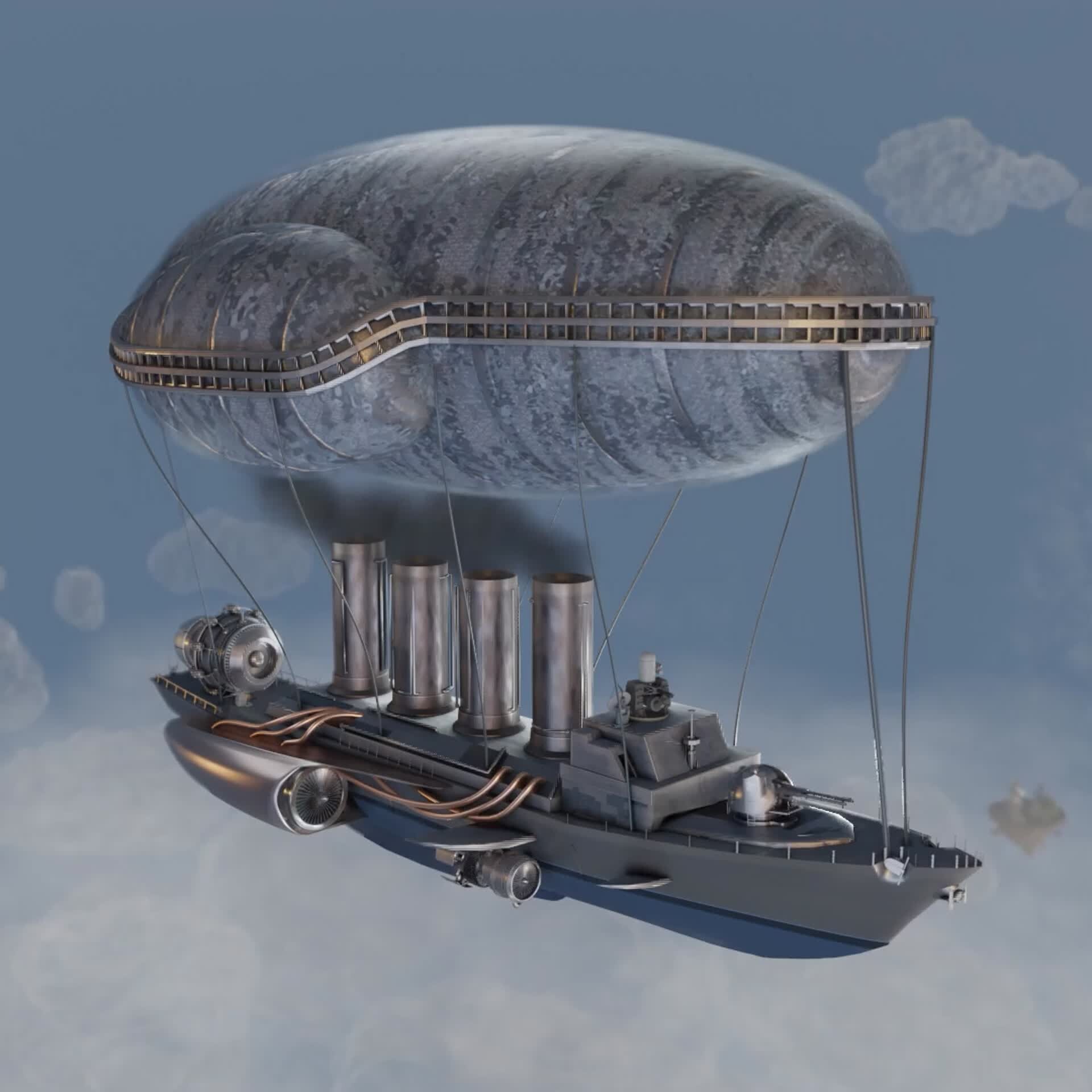 ArtStation - Flying Ship epic