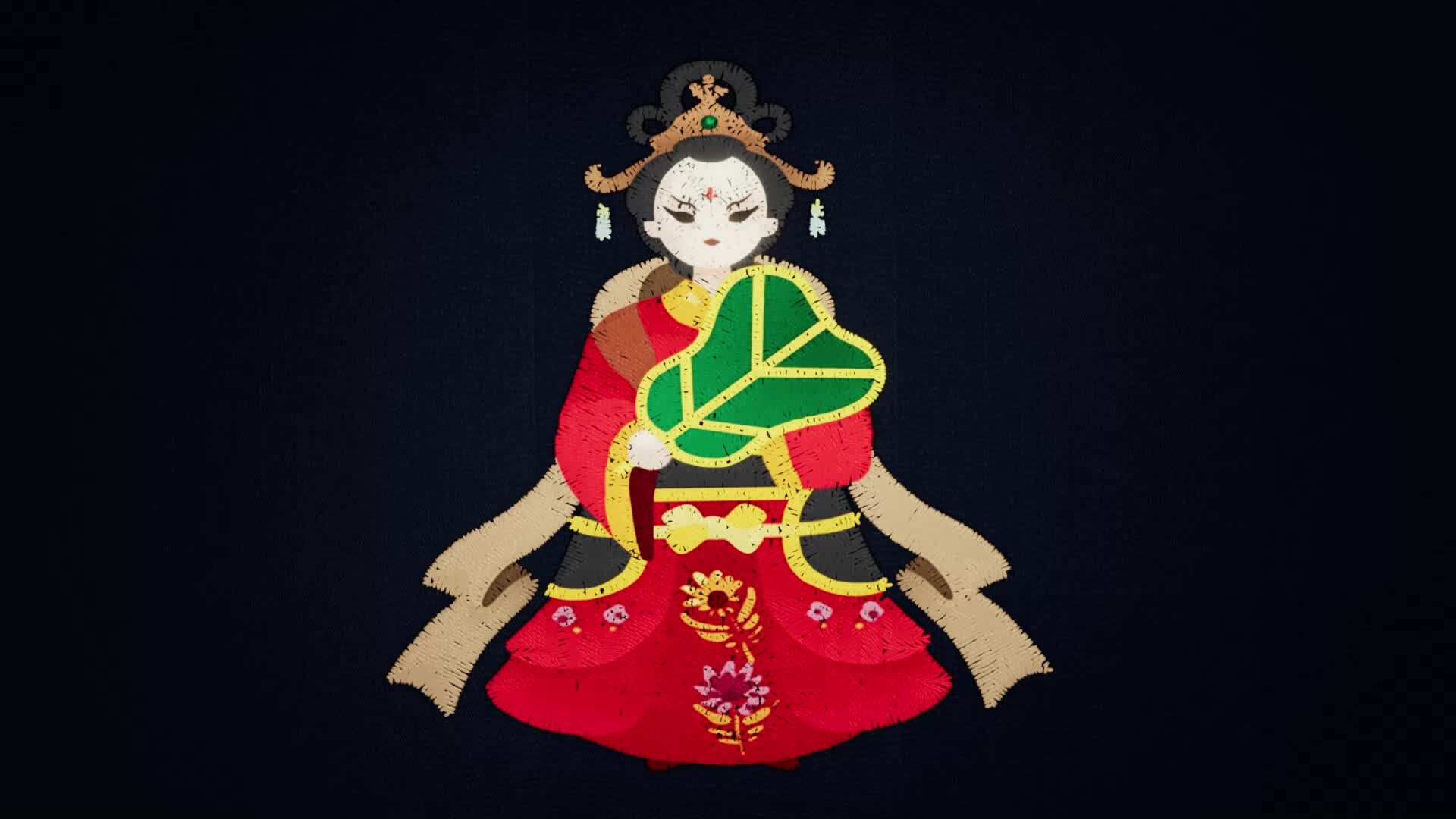 ArtStation - Embroidery Animation Effect