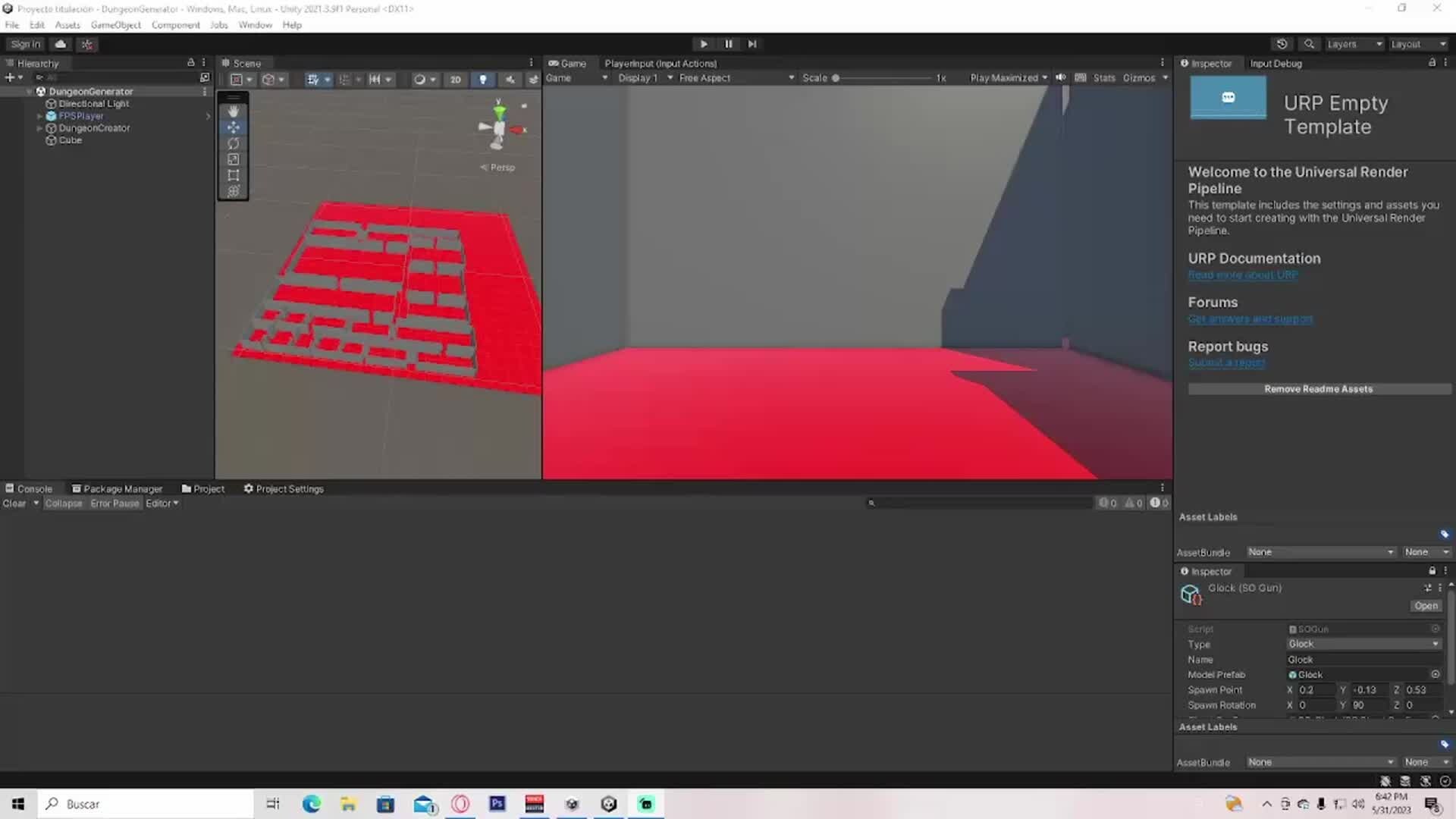 ArtStation - FPS roguelike project (Dungeon Generator)