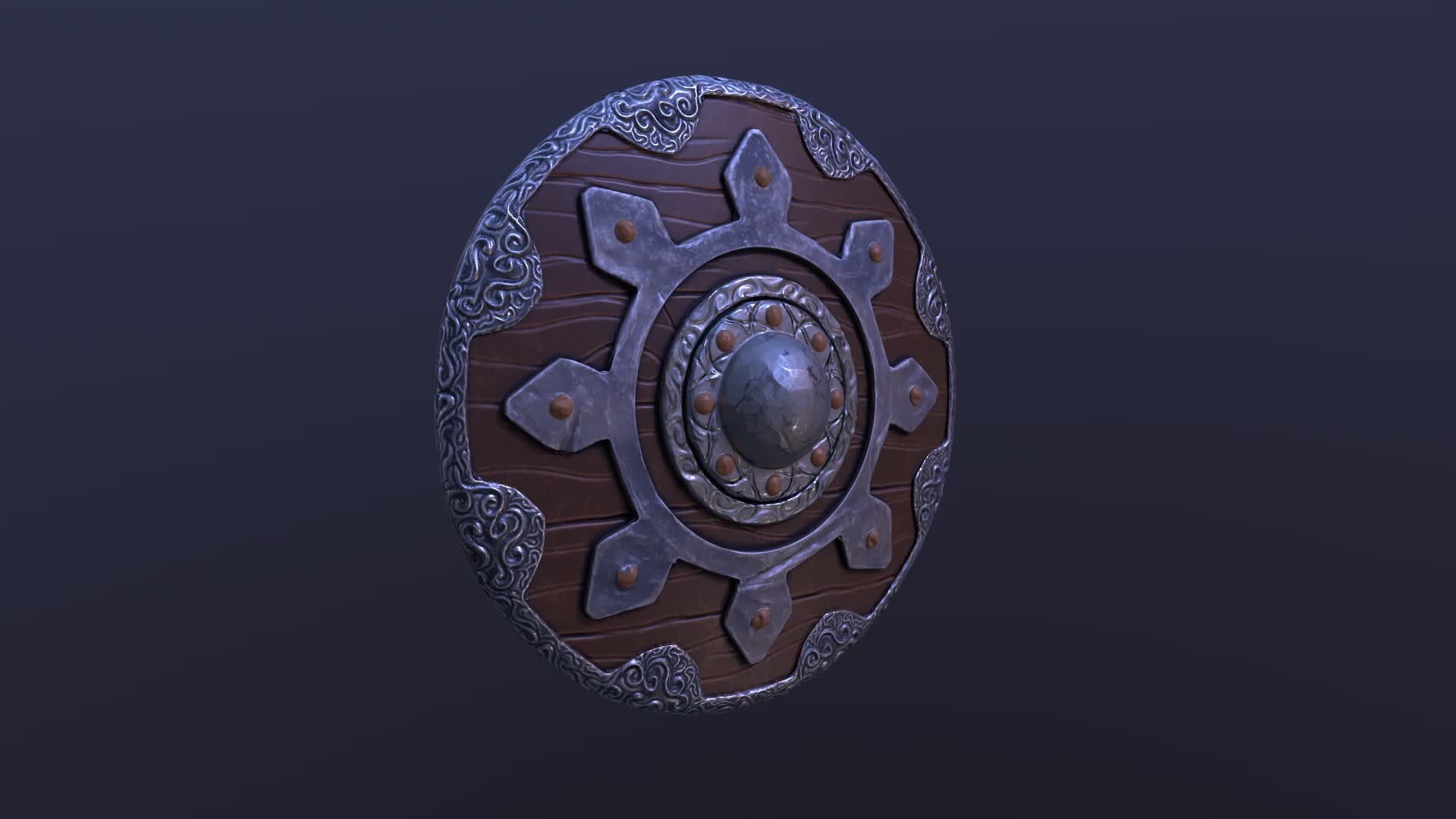 ArtStation - Stylized Low Poly Shield