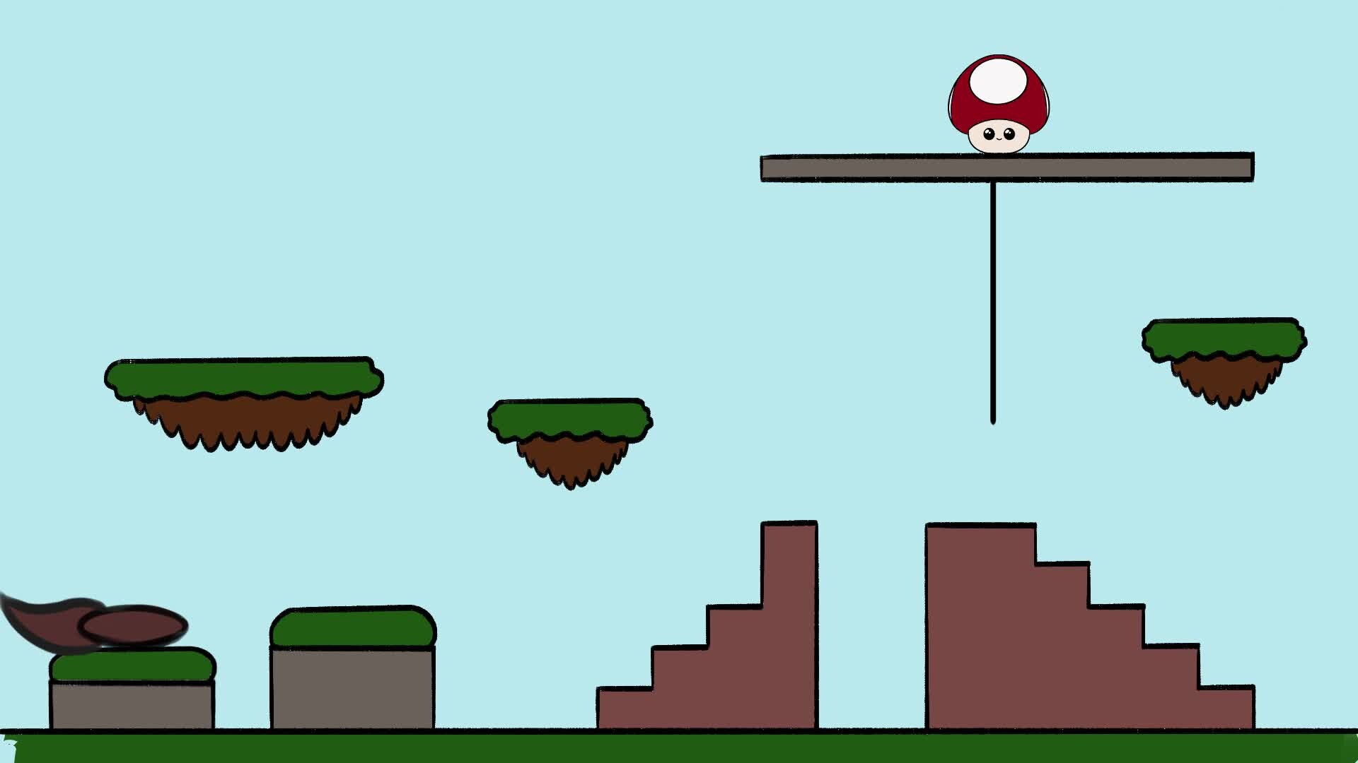 ArtStation - 2D bouncing ball parkour