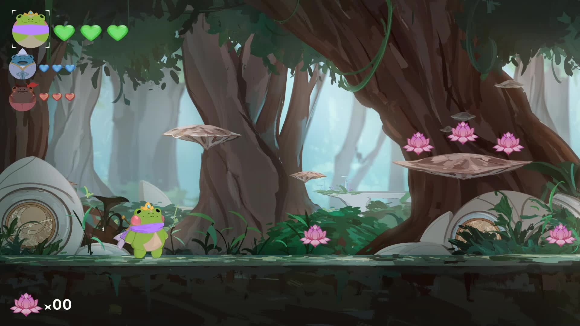 ArtStation - Frog Themed 2D Platformer I Level Design Concepts