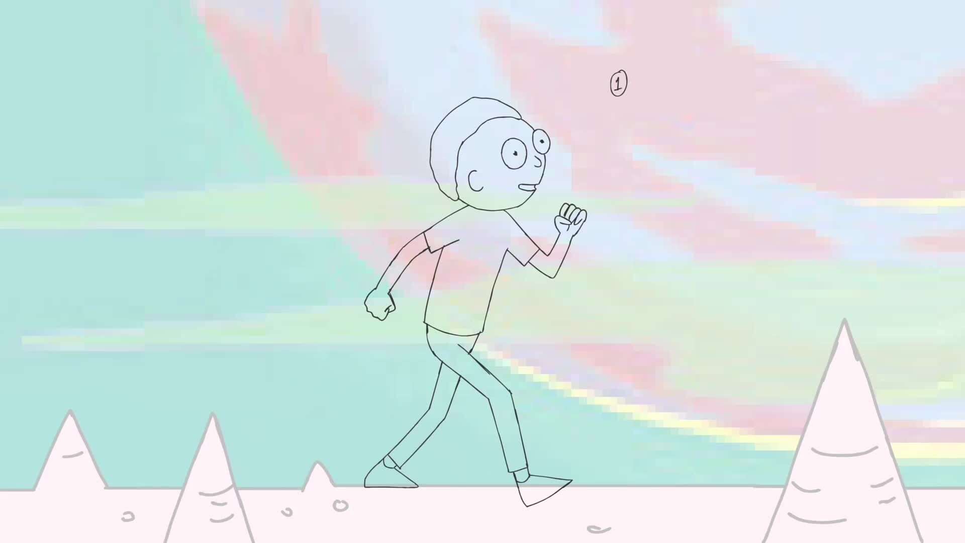 ArtStation - MORTY'S WALKING CYCLE