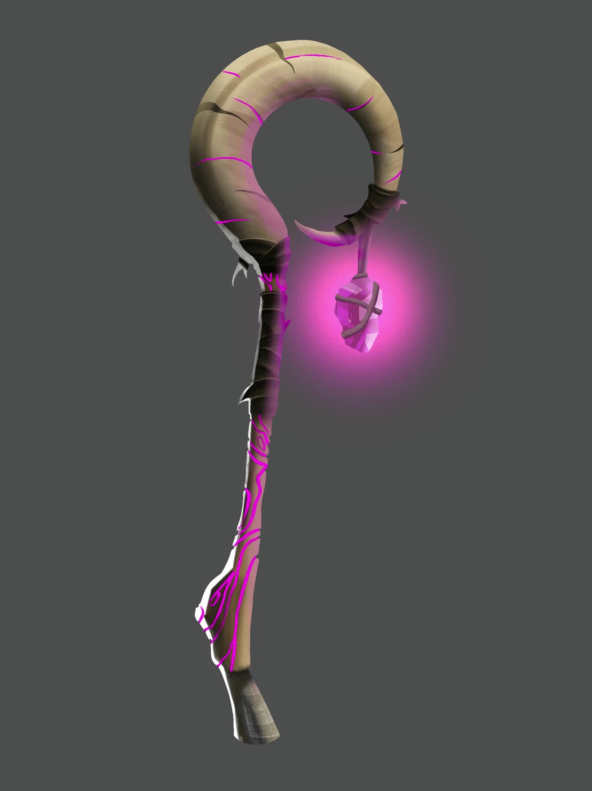 ArtStation - Magical Staff - Prop Design FriedGoblinProject