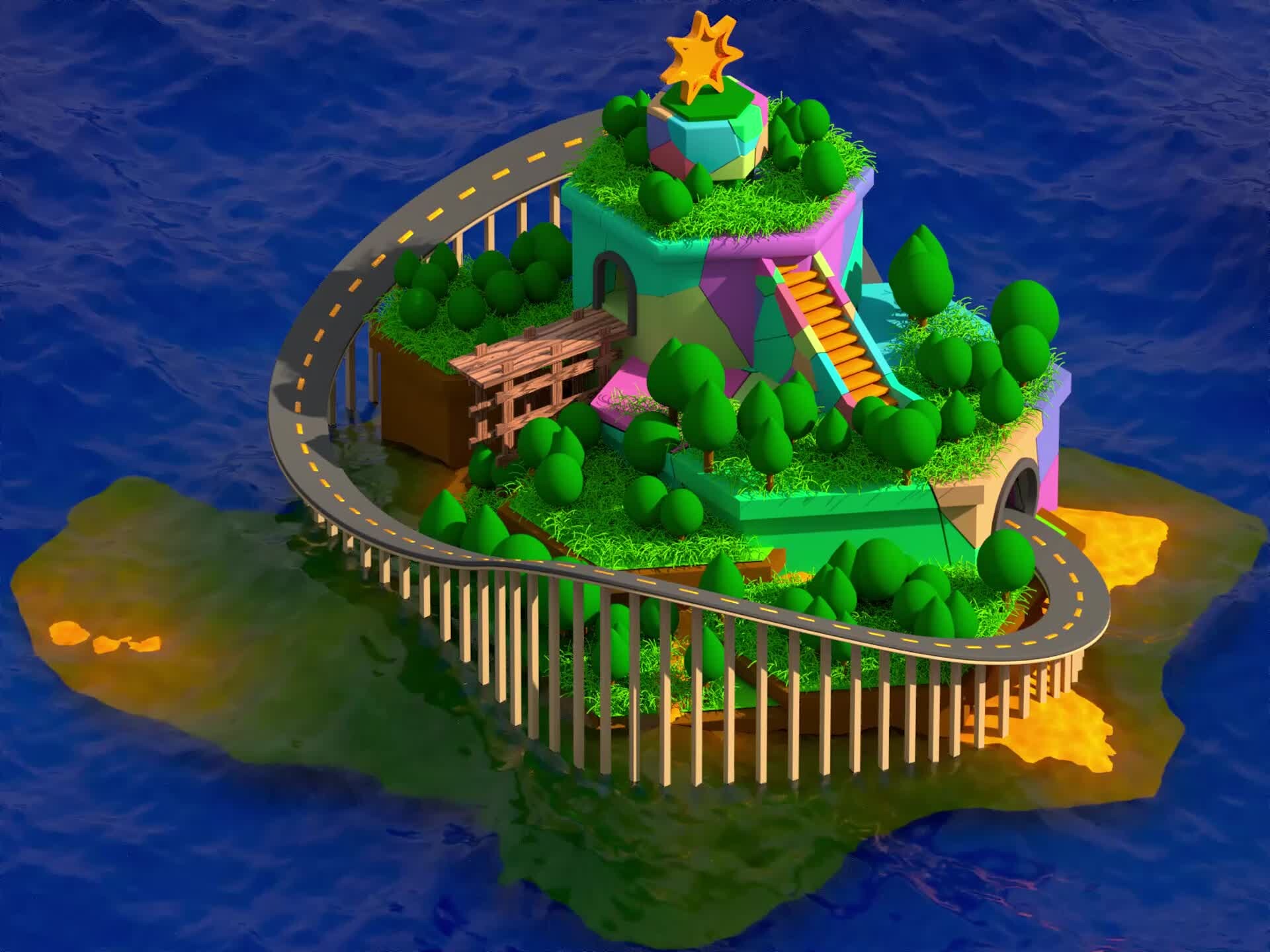 ArtStation - Fun Island