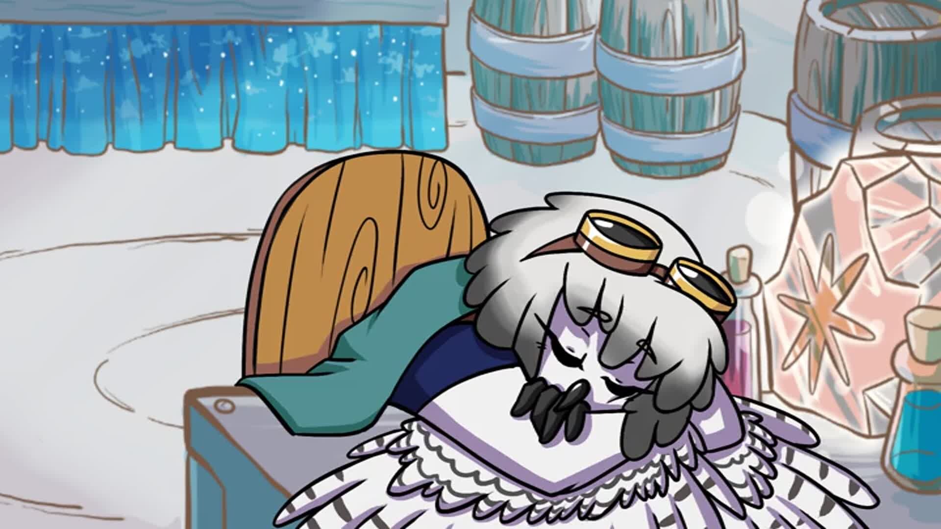 ArtStation - Vtuber The Owlchemist screensaver