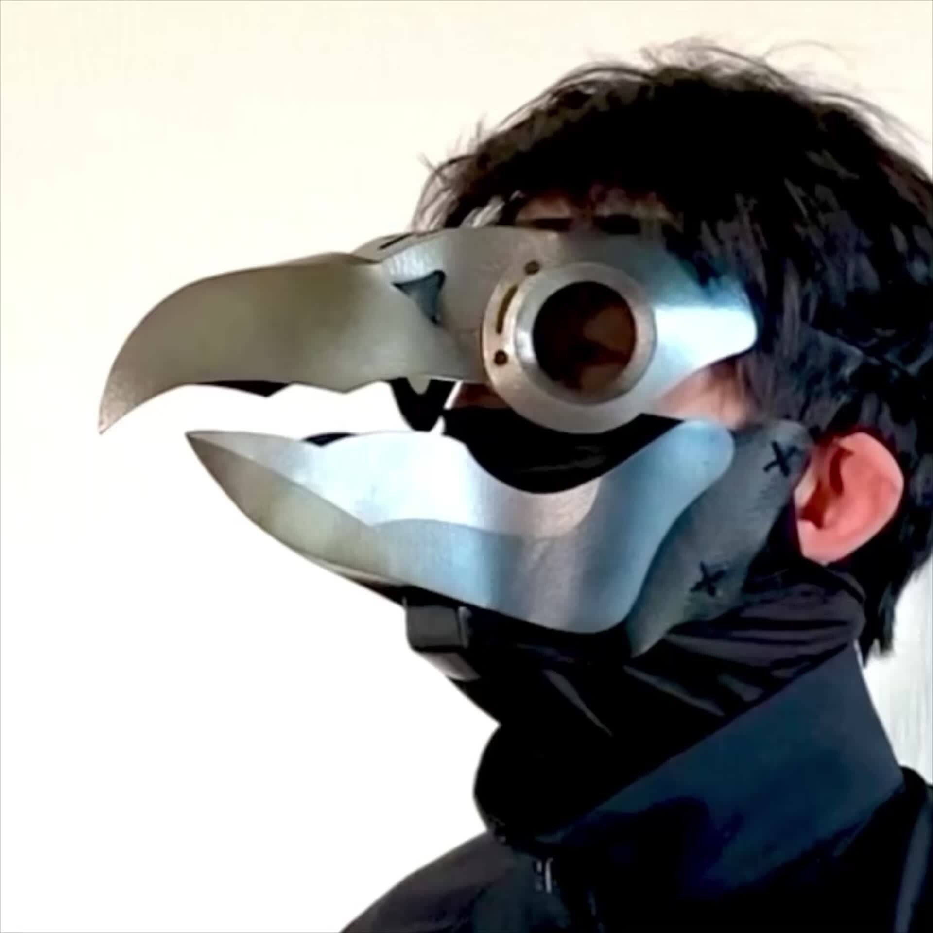 ArtStation - RavenCraw mask / Papercraft.