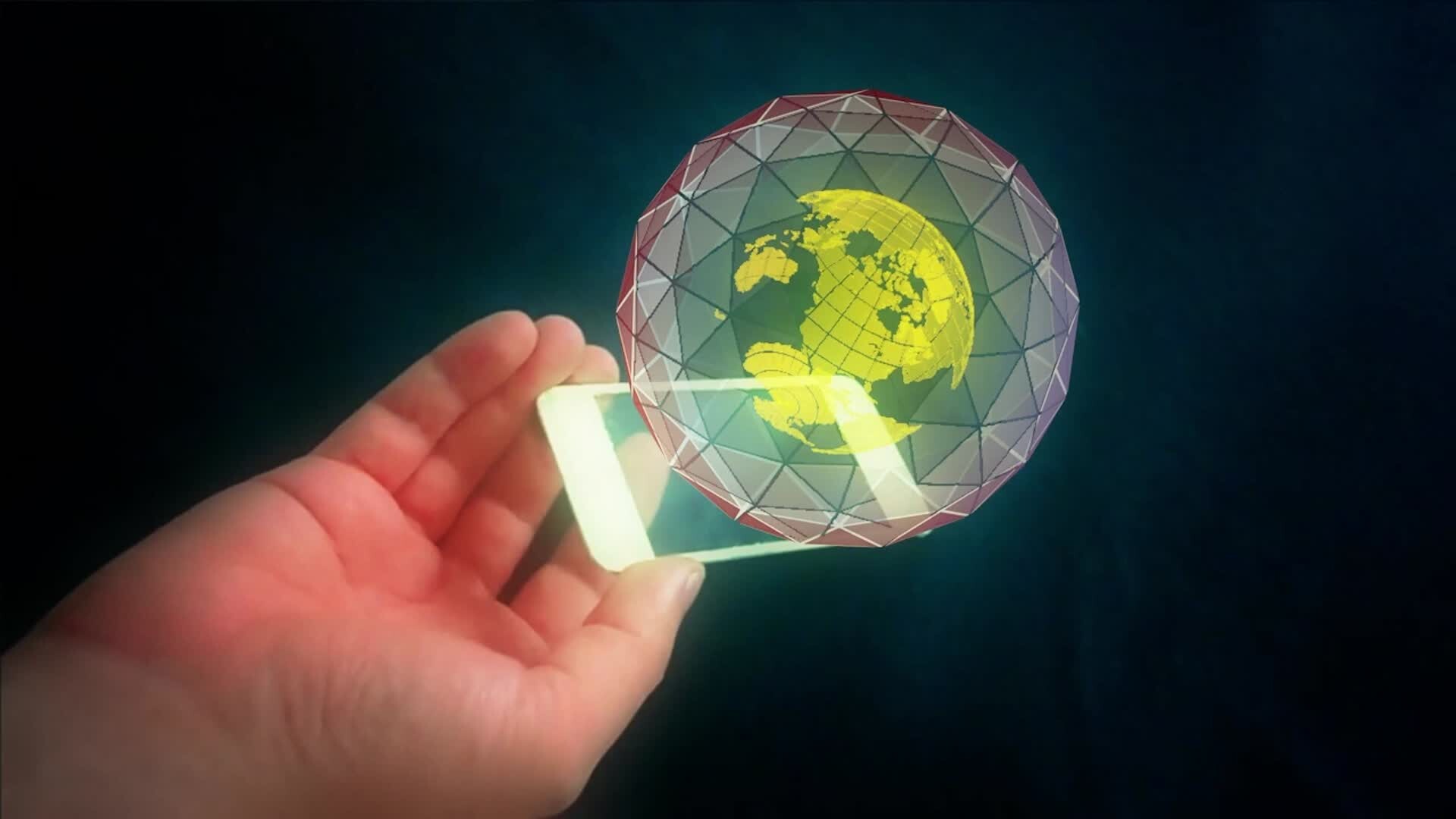 ArtStation - Hologram phone