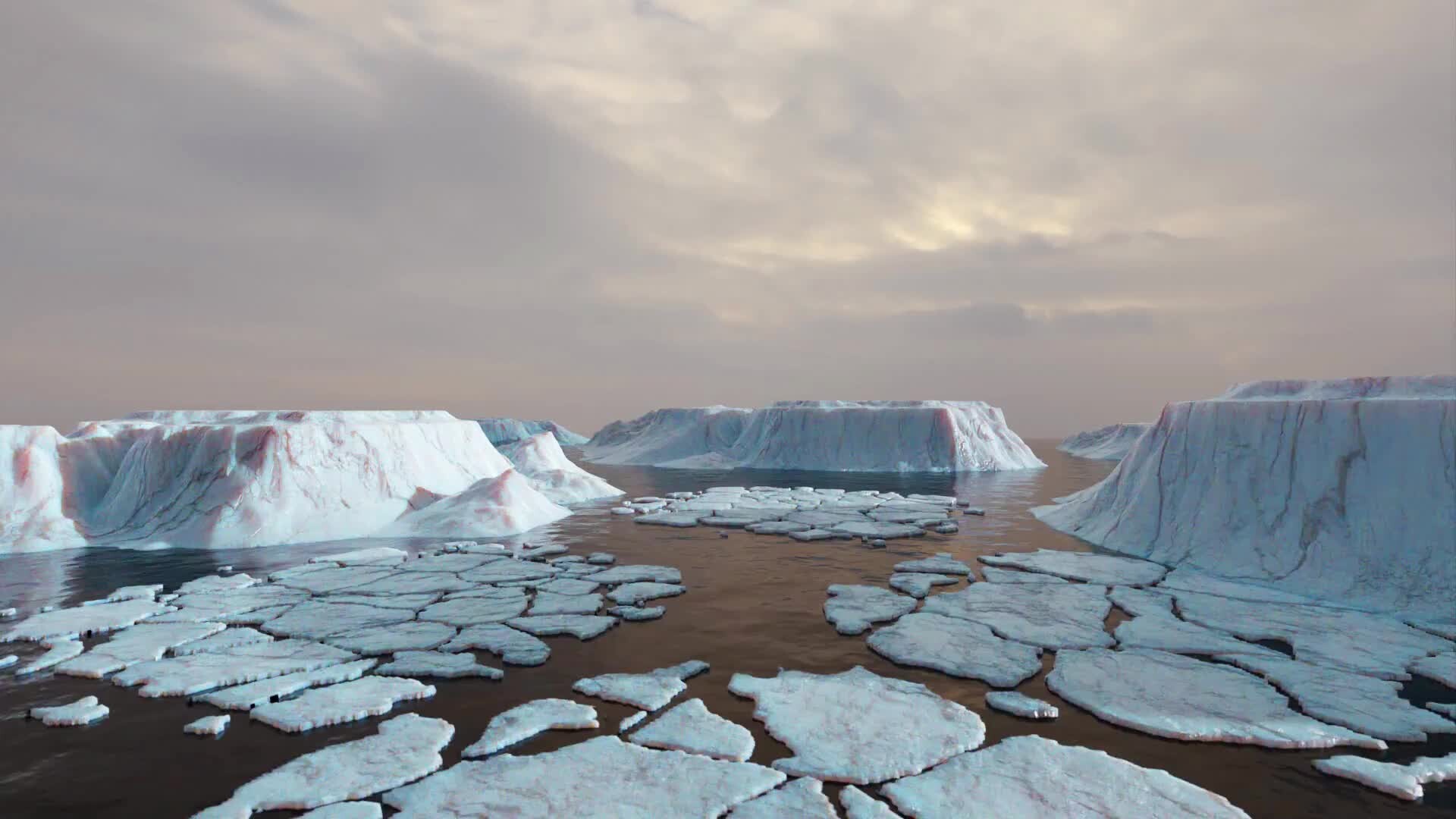 ArtStation - Icebergs Environment