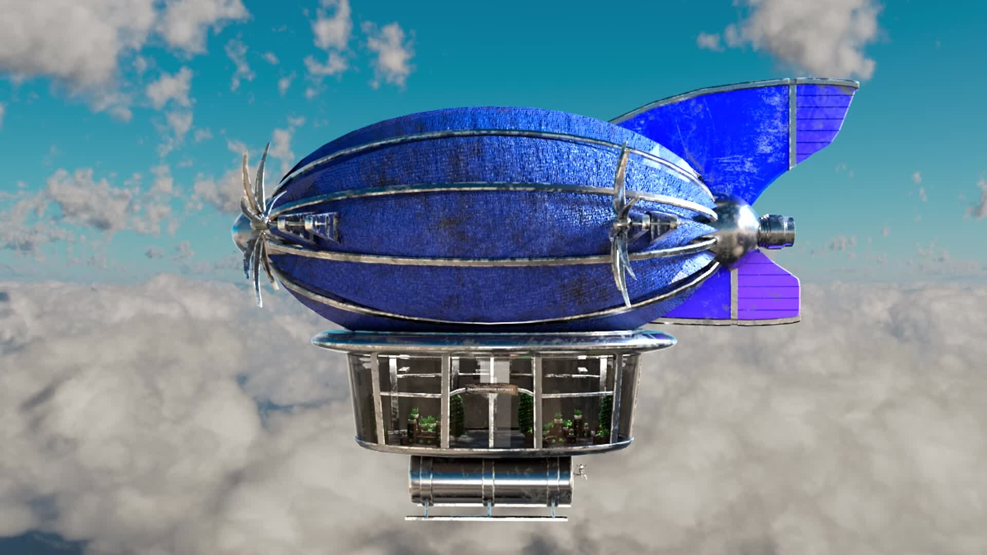 ArtStation - Steampunk Airship 2023