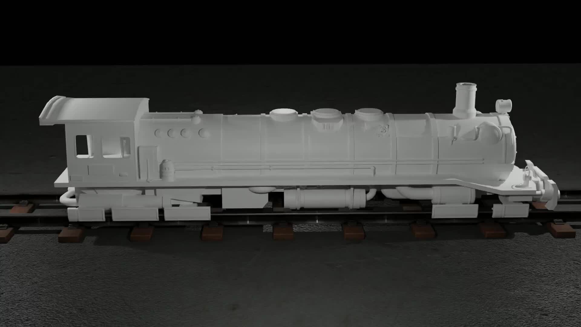 ArtStation - Amethyst-09A - Steam Locomotive