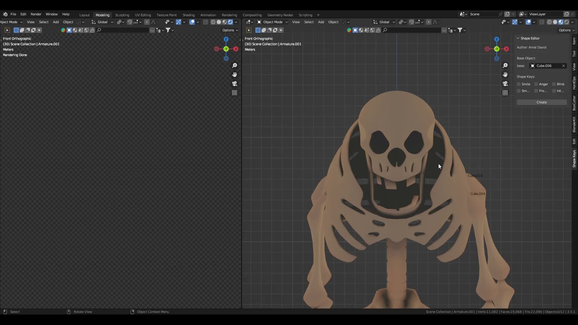 ArtStation - blend shape addon