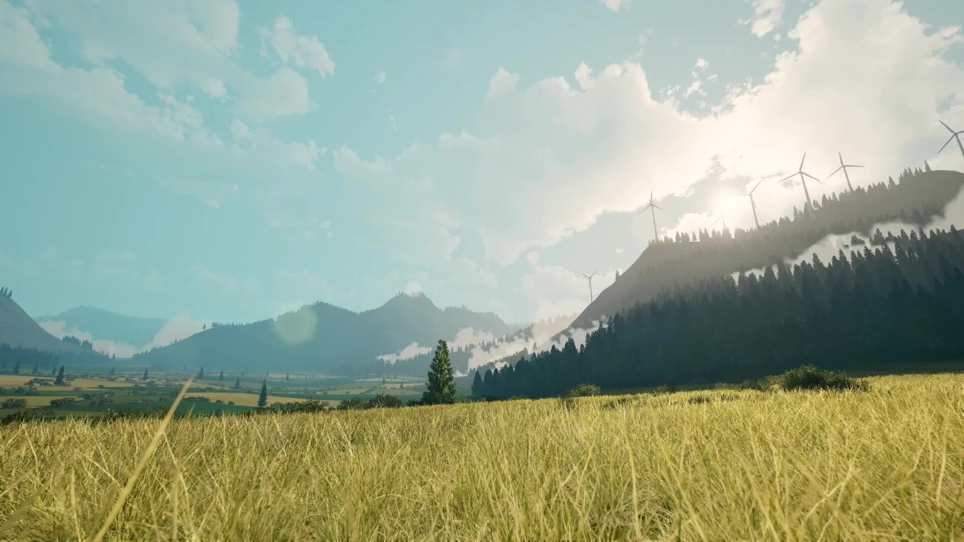 ArtStation - Wind Farm