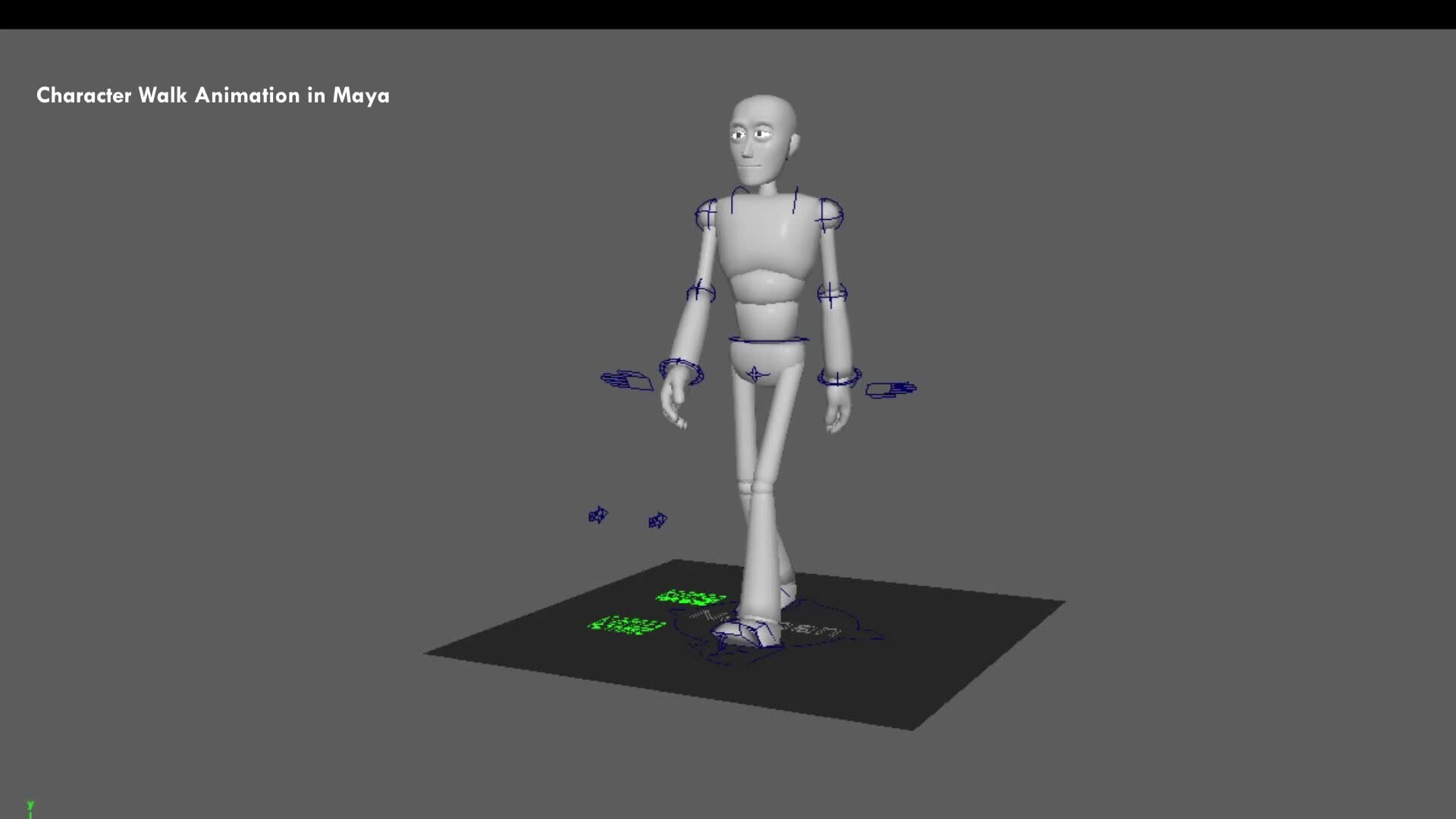 ArtStation - Character Walk Animation in Maya