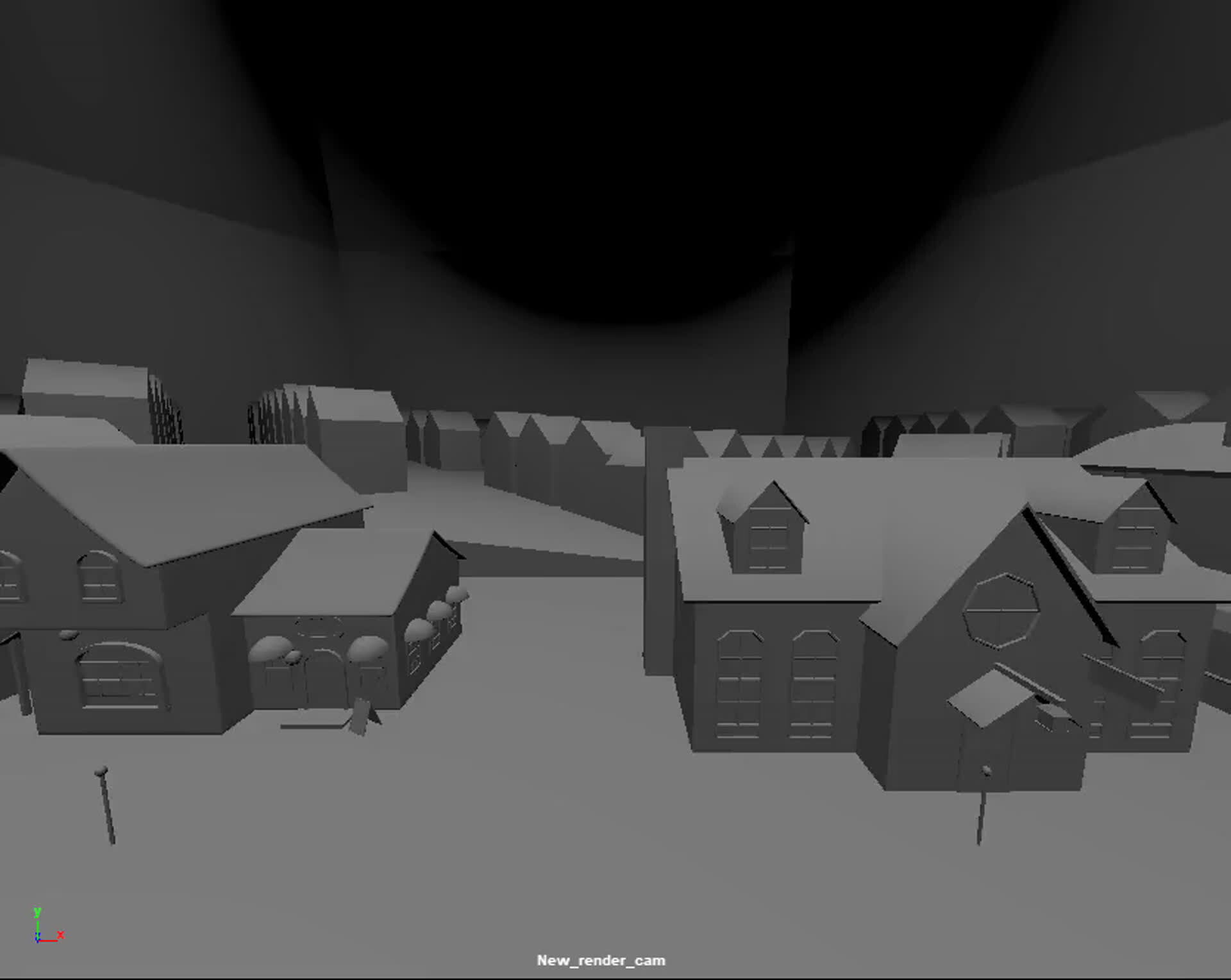 ArtStation - full village layout