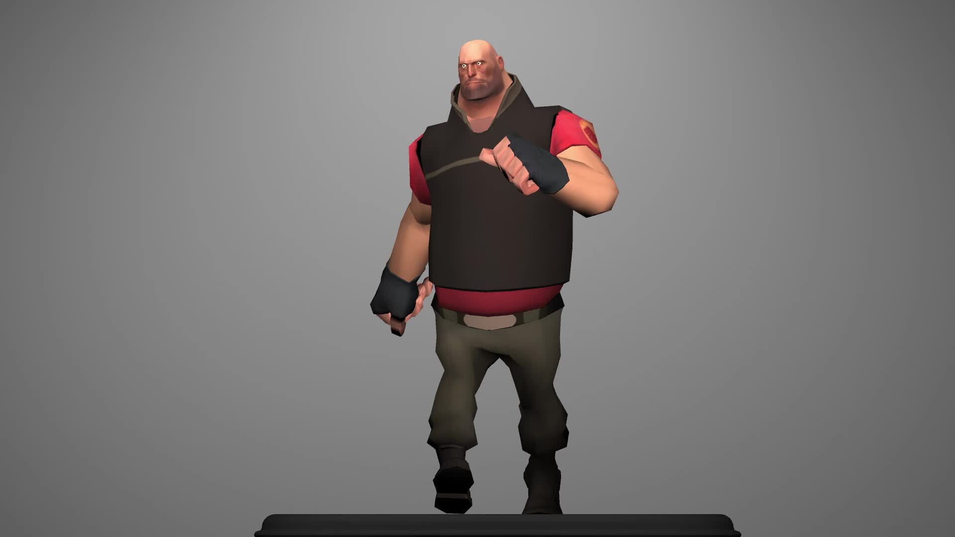 ArtStation - Heavy Character Happy Walk Animation